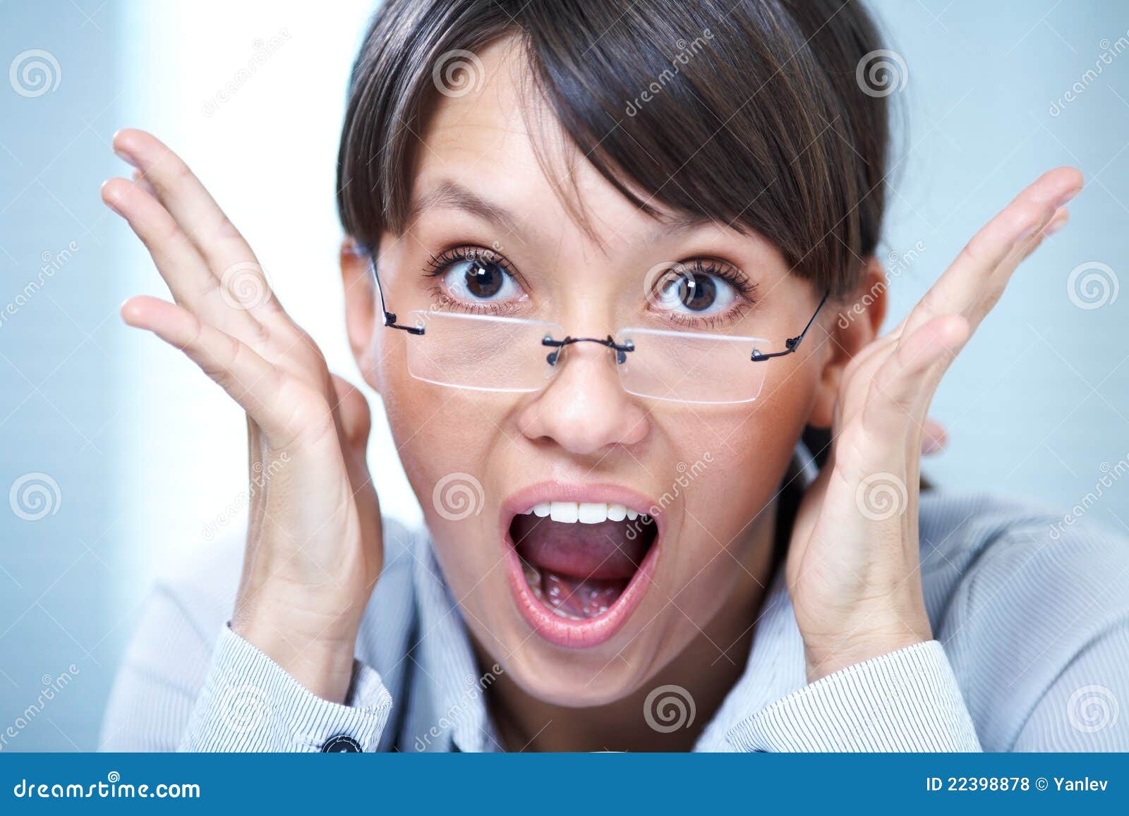 Young girl screaming stock photo. Image of error, grief - 22398878