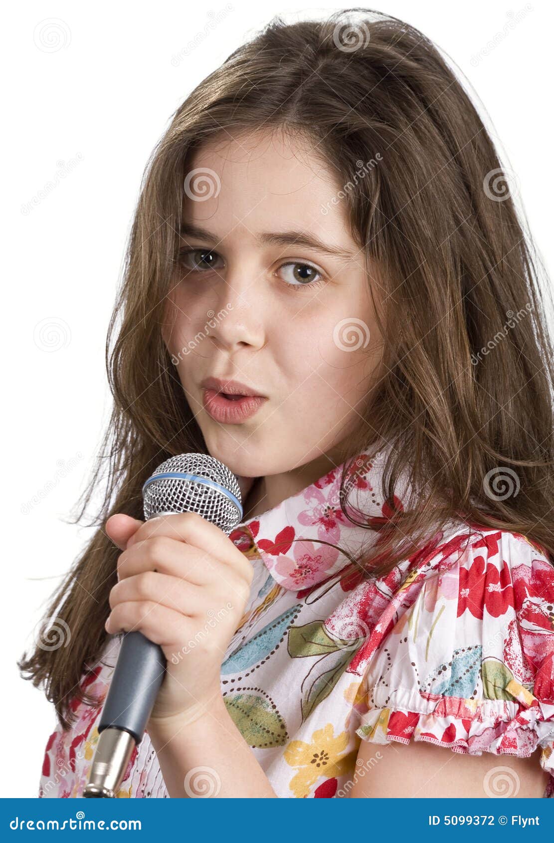 Young girl singing stock photo. Image of voice, music - 5099372