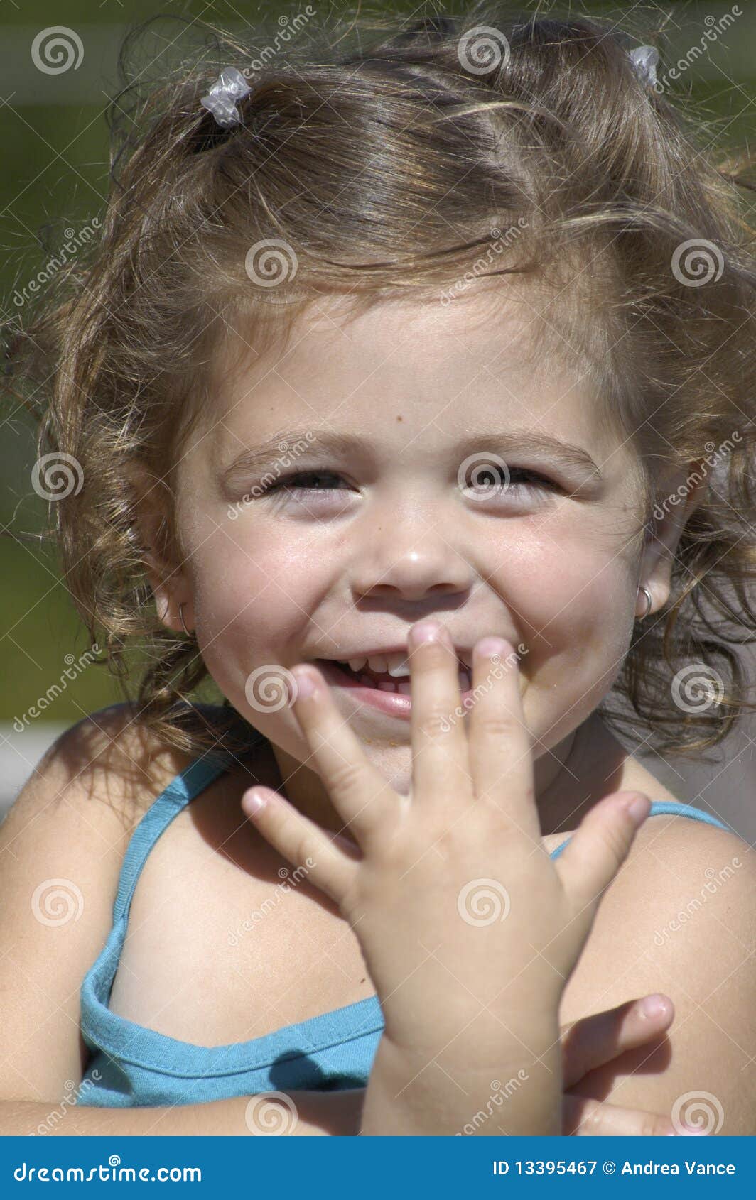 Young girl smiling stock image. Image of expressive, hair - 13395467