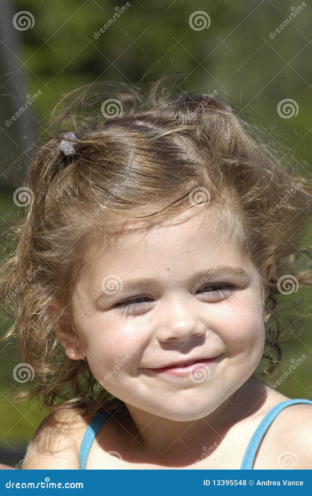 Young girl smiling stock photo. Image of laughing, hair - 13395548