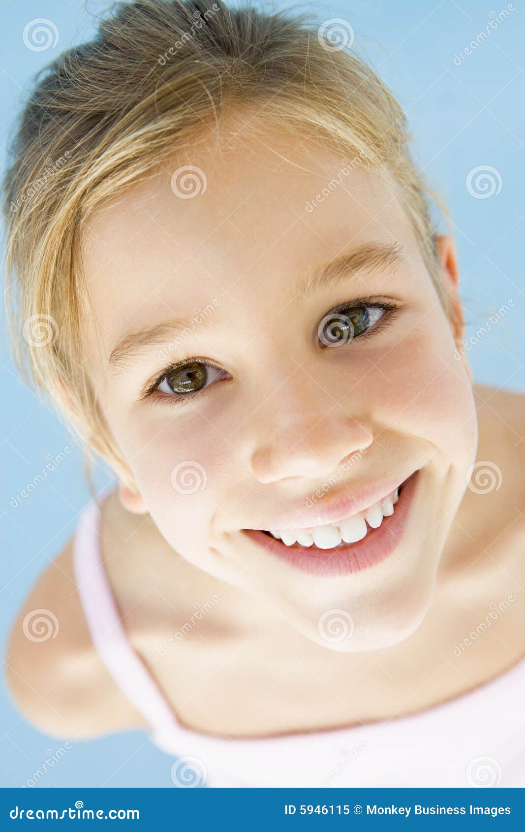 Young girl smiling stock image. Image of person, portrait - 5946115