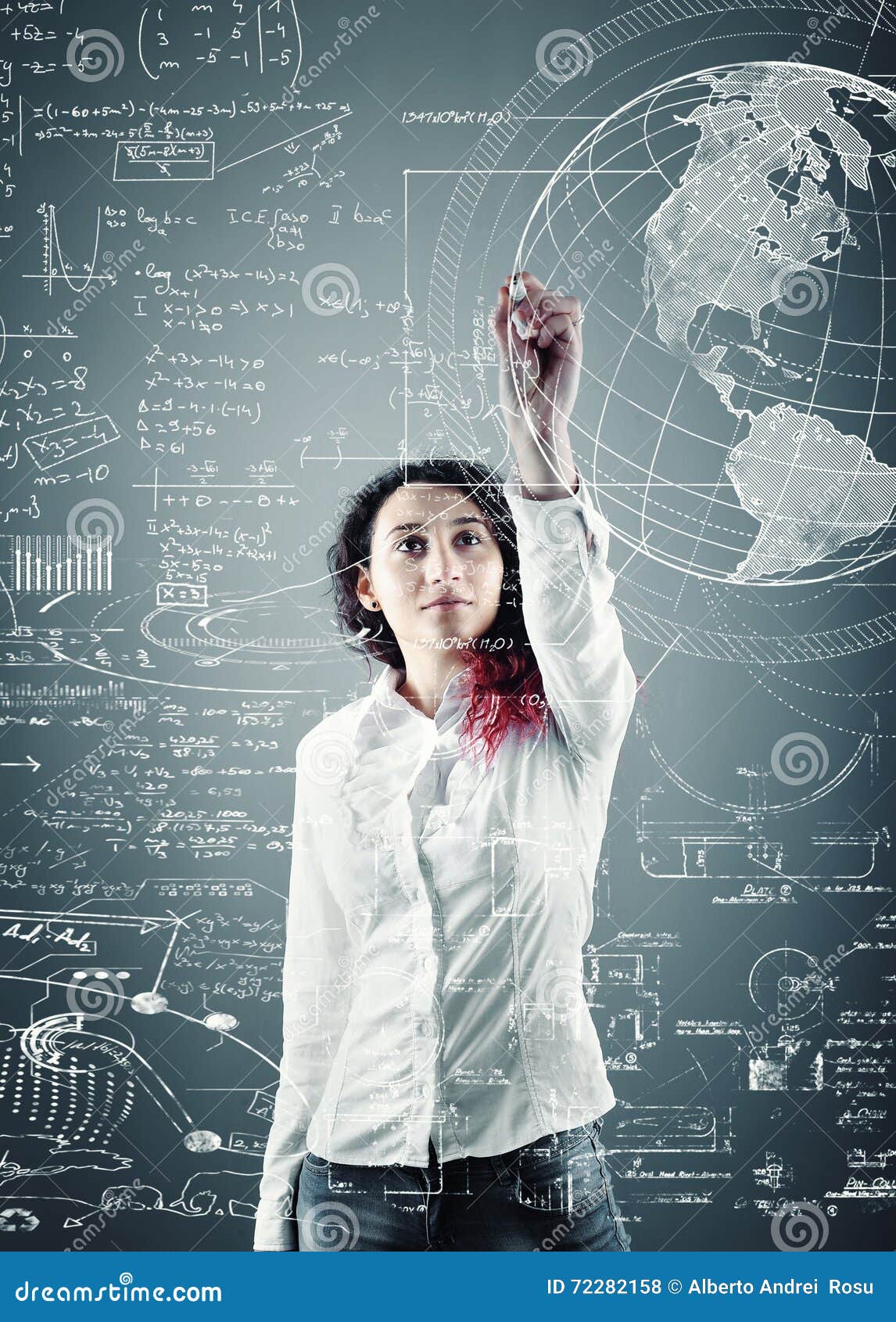 The young girl stock photo. Image of knowledge, exam - 72282158