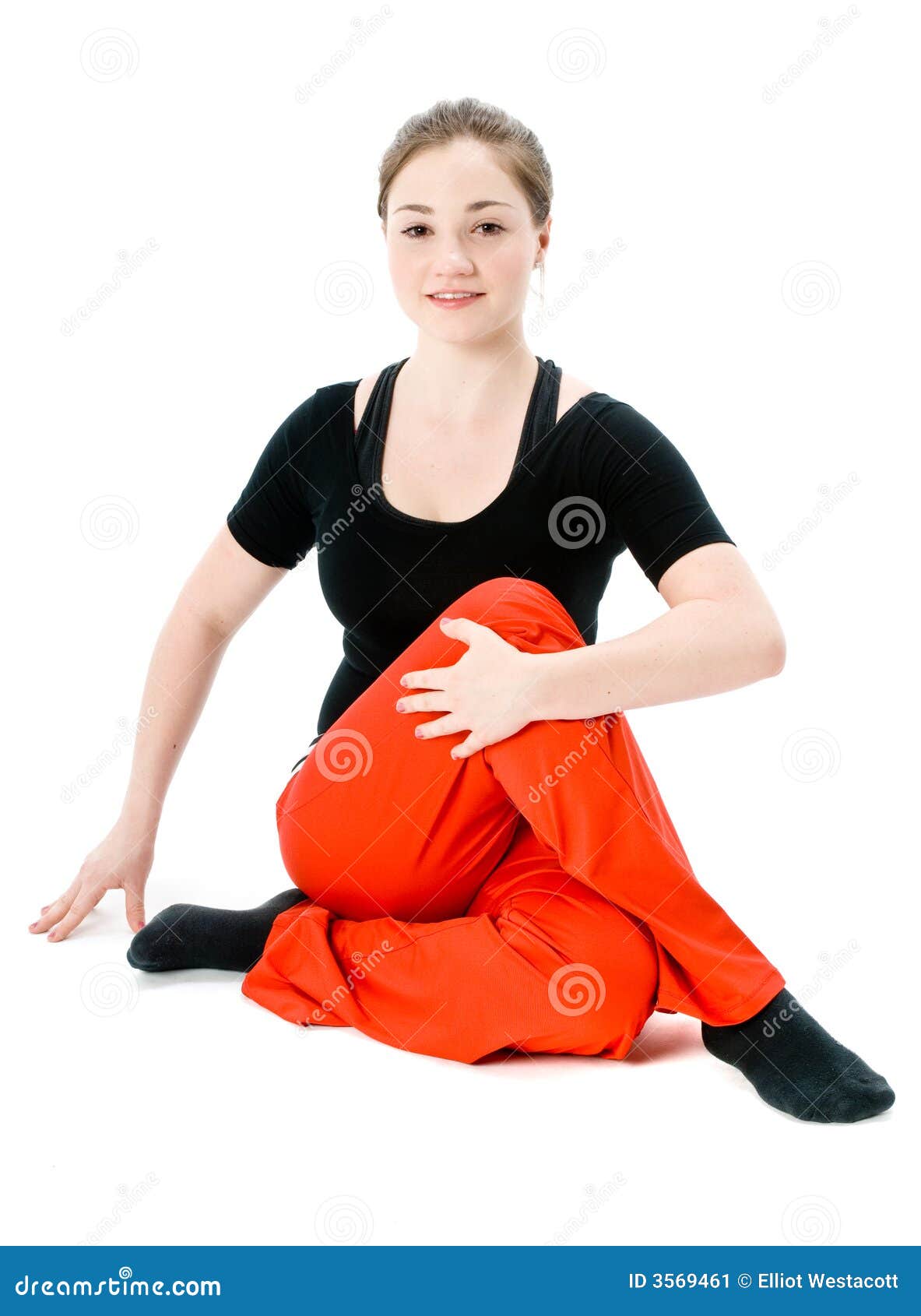 Young Girl Stretching stock image. Image of drama, pretty - 3569461