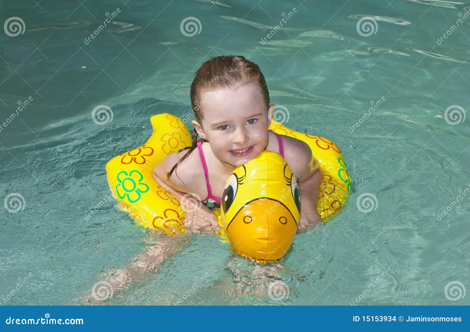 Young Girl Swimming Stock Images - Image: 15153934