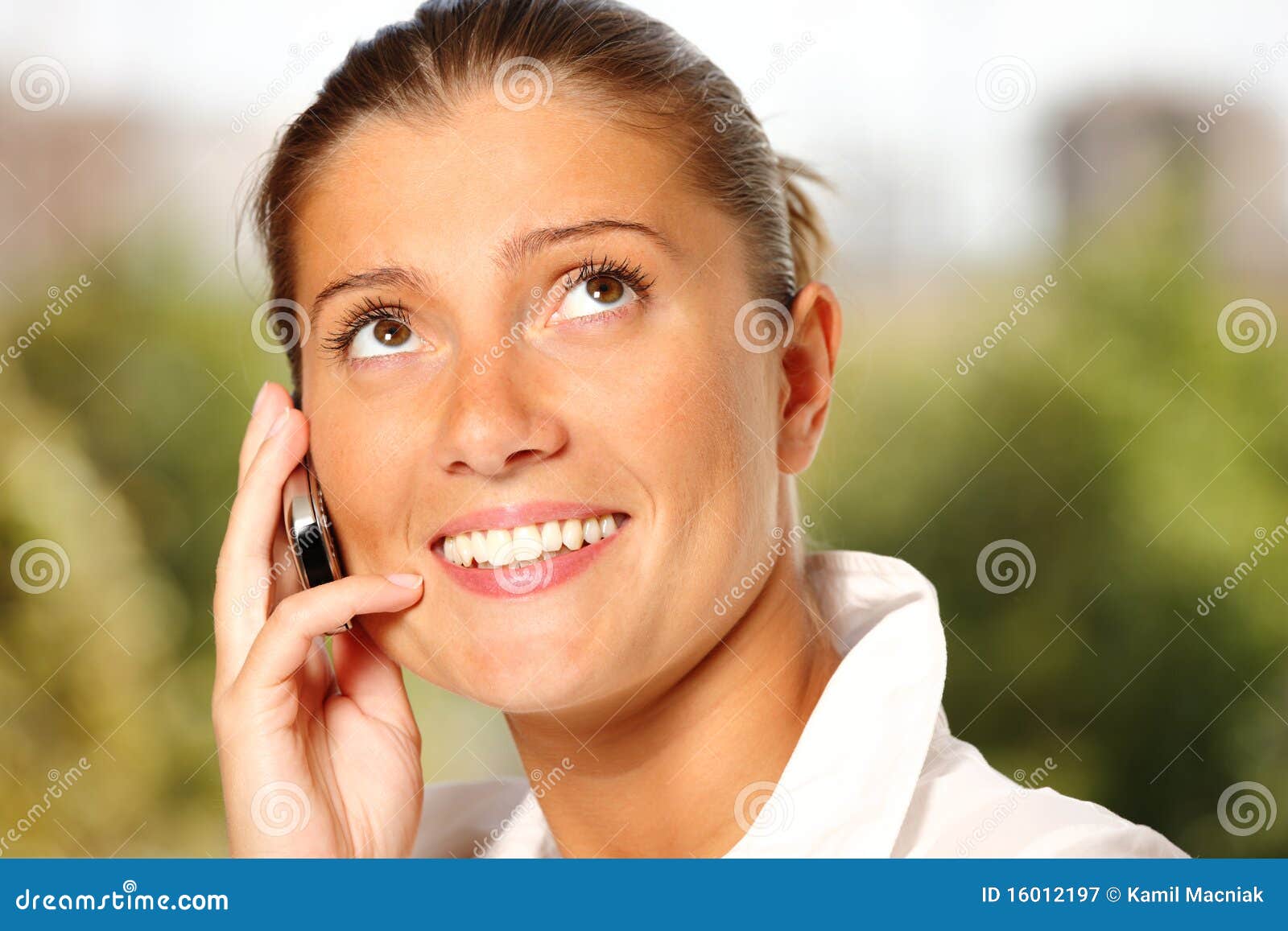 Young girl talking stock image. Image of person, desk - 16012197