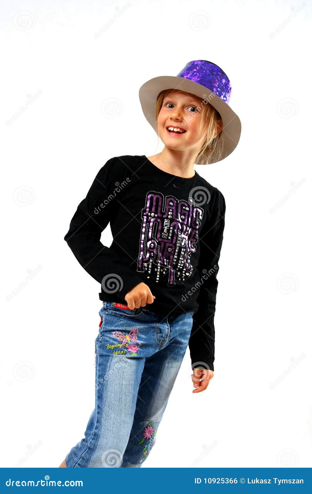 Young girl in a topper stock photo. Image of healthy - 10925366