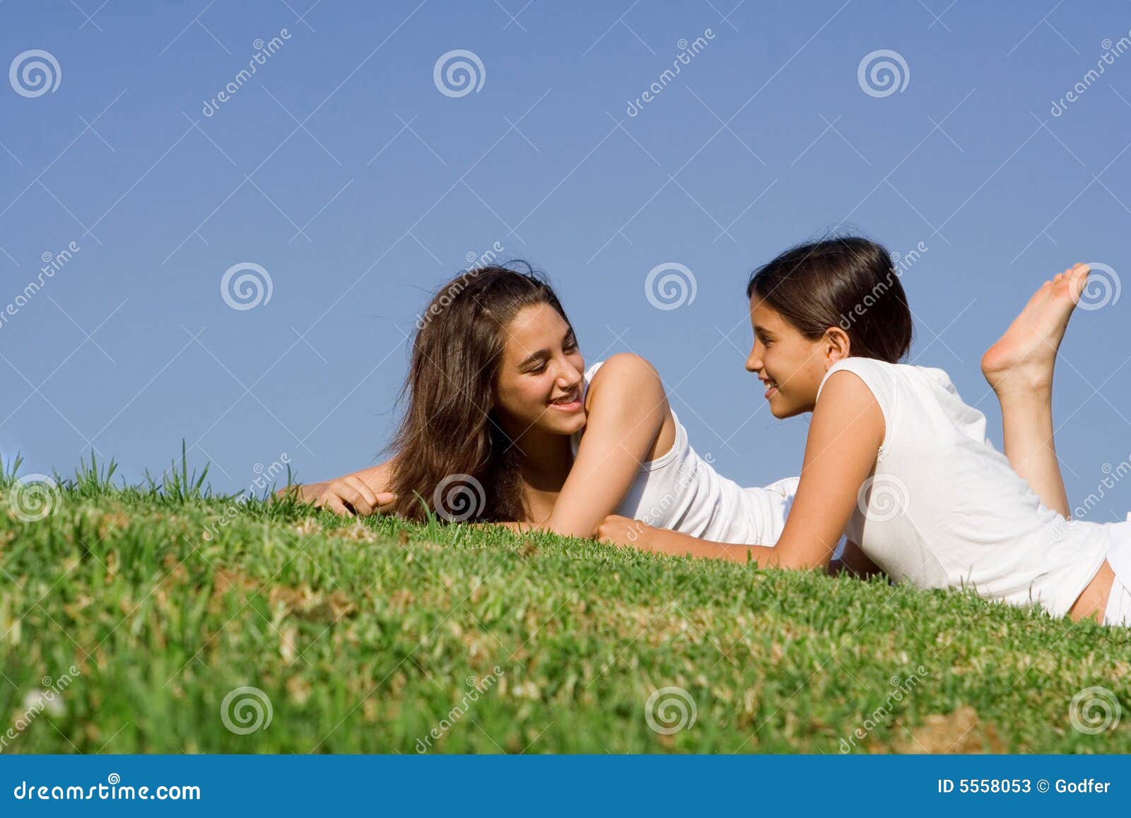 Young girls chatting stock image. Image of chatting, teens - 5558053