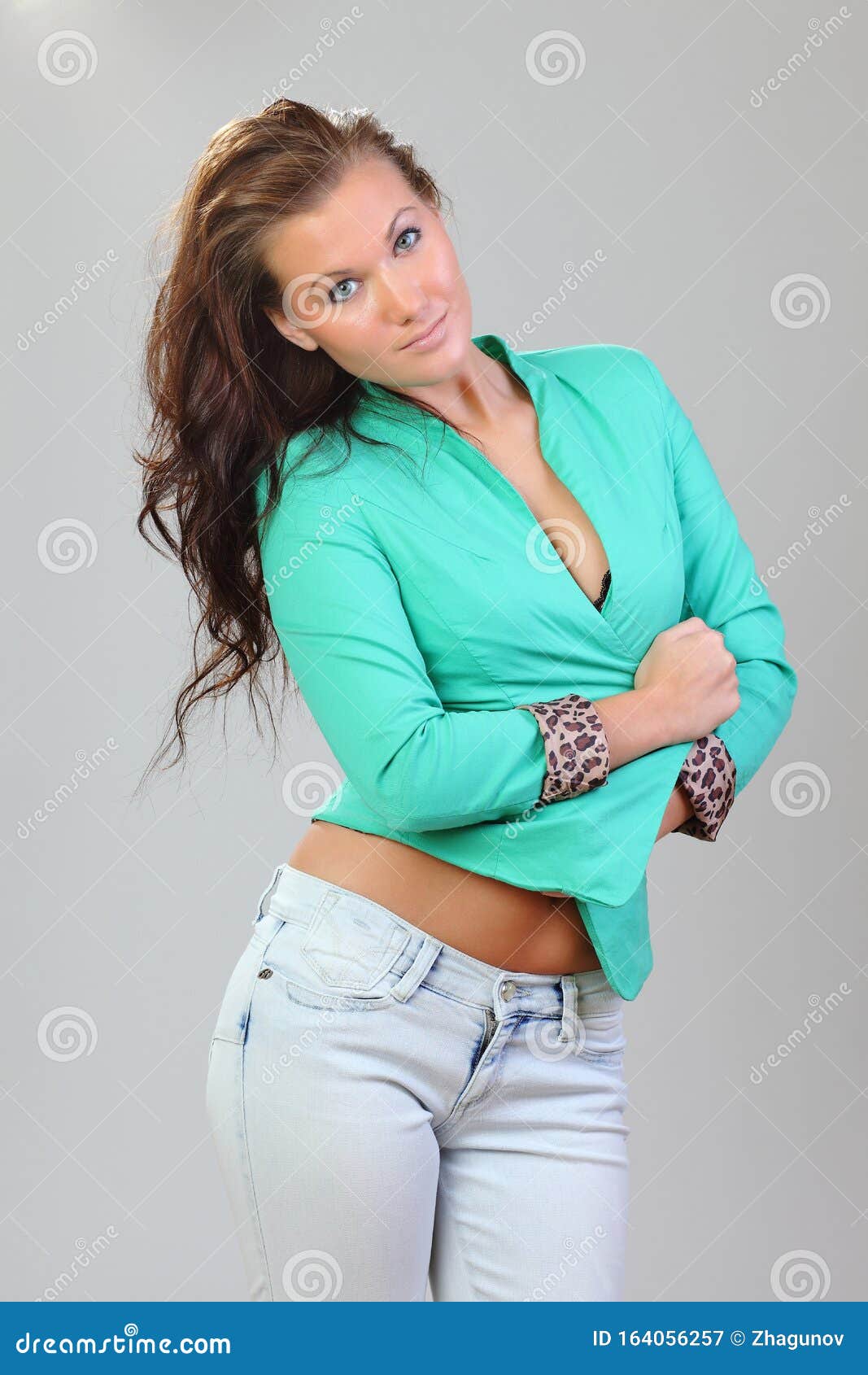 Young Glamour Attractive Female Model Stock Image - Image of female ...