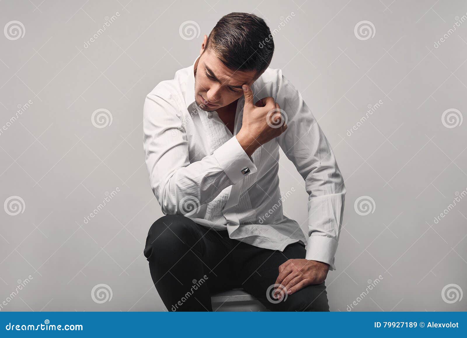 Young glamour handsome man stock image. Image of alone - 79927189
