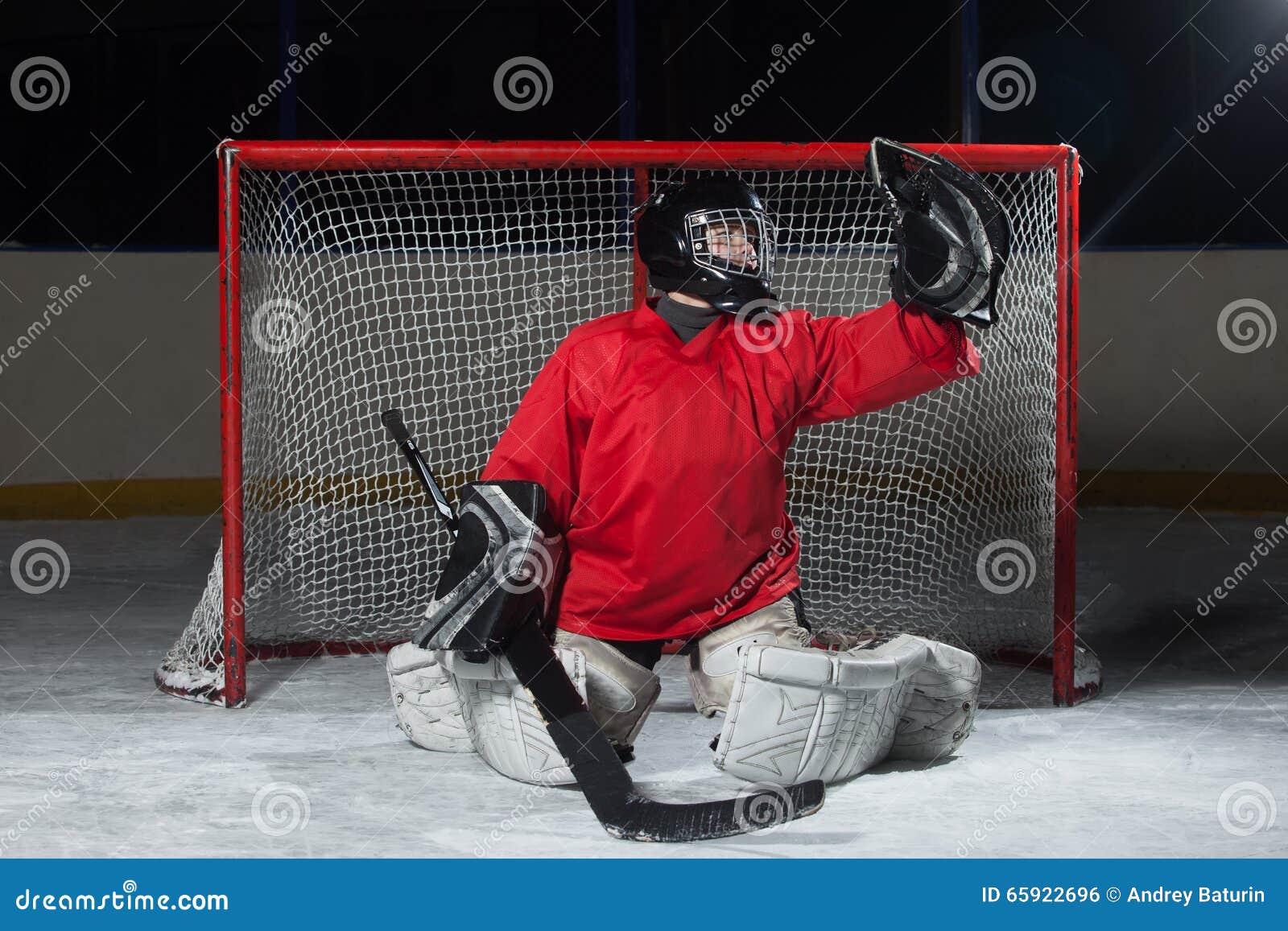 Young Goalkeeper Missed The Soccer Ball Royalty-Free Stock Photography ...