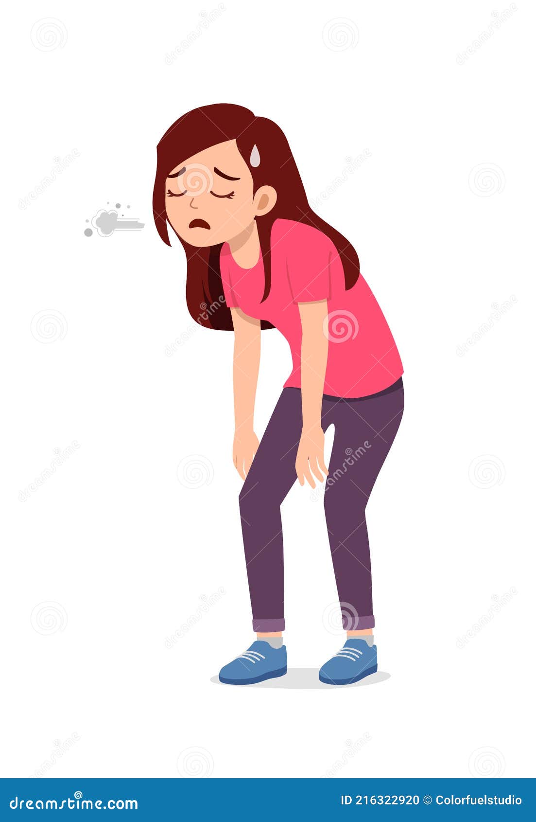 Feeling Dull Hand Drawn Vector Illustration In Cartoon Comic Stlye Man ...