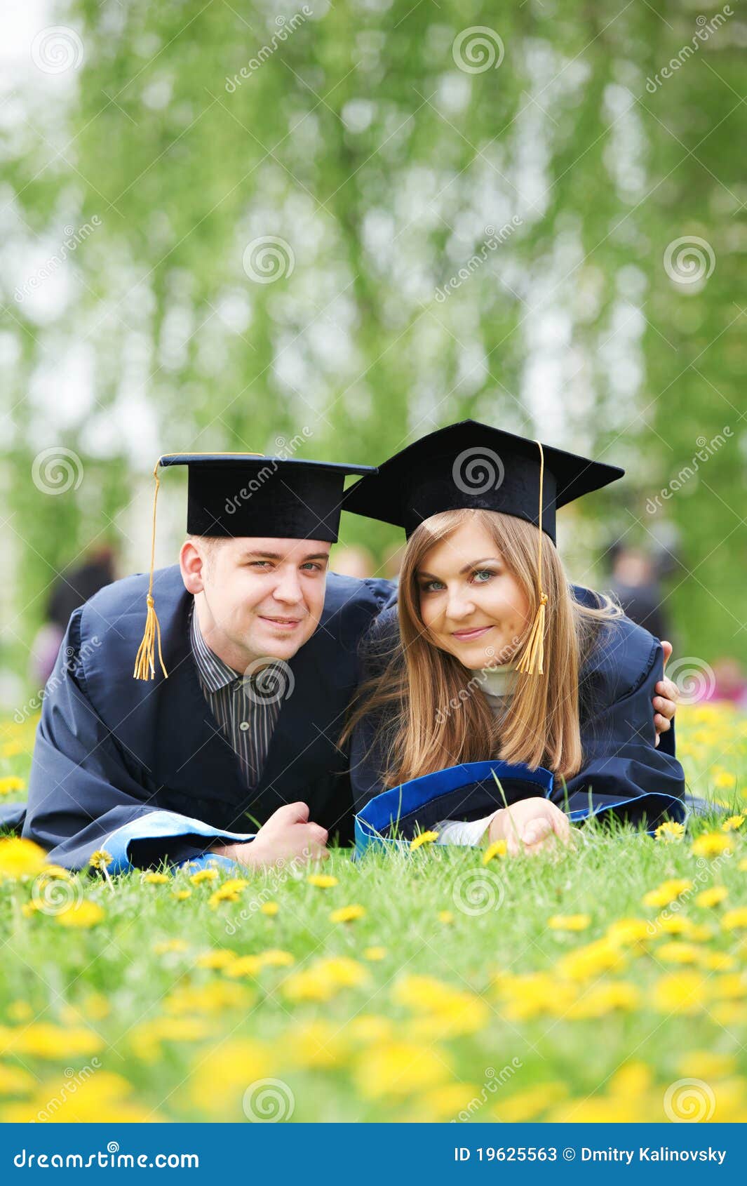 Young graduate students stock image. Image of knowledge - 19625563