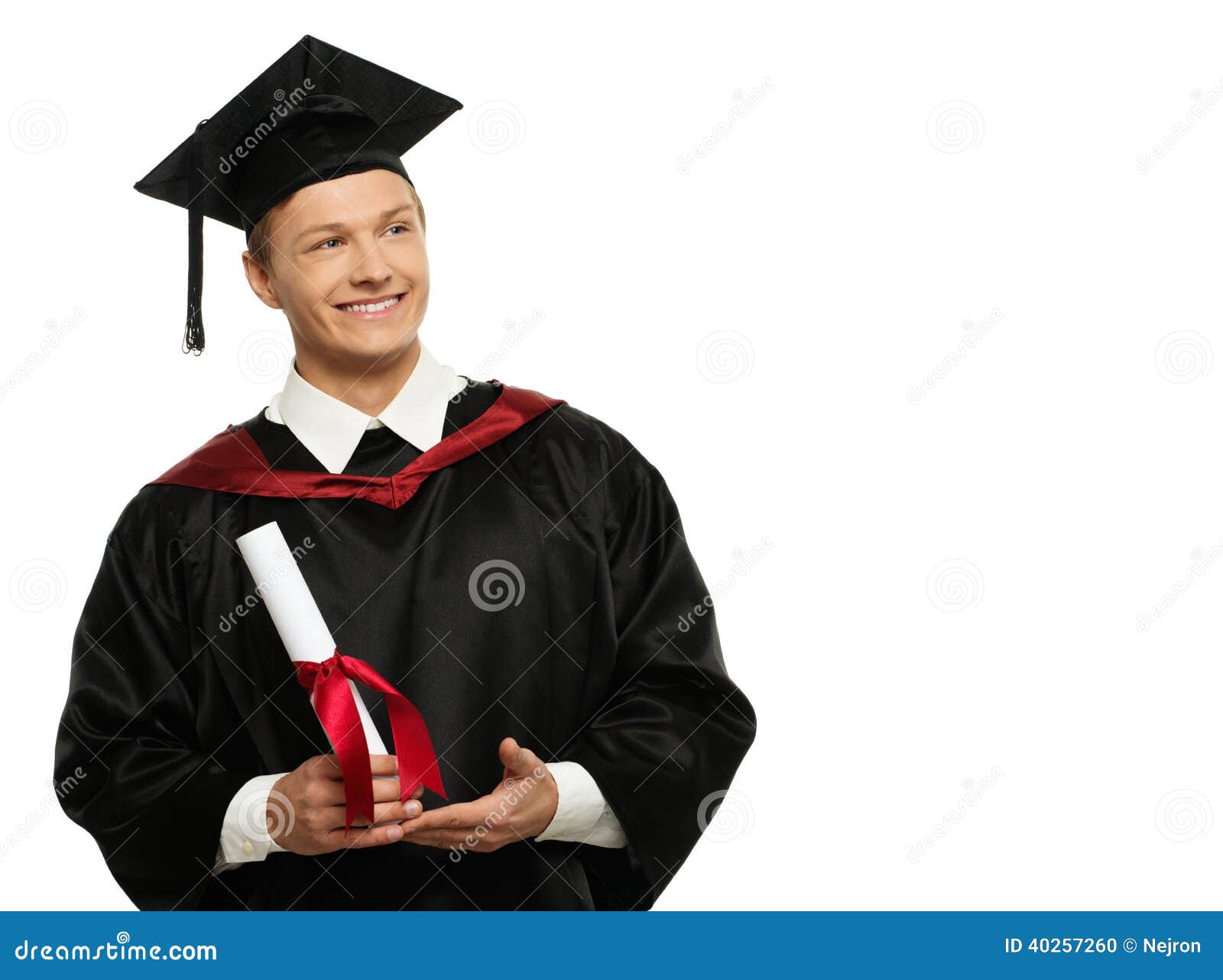 Young graduated man stock photo. Image of laugh, enjoying - 40257260