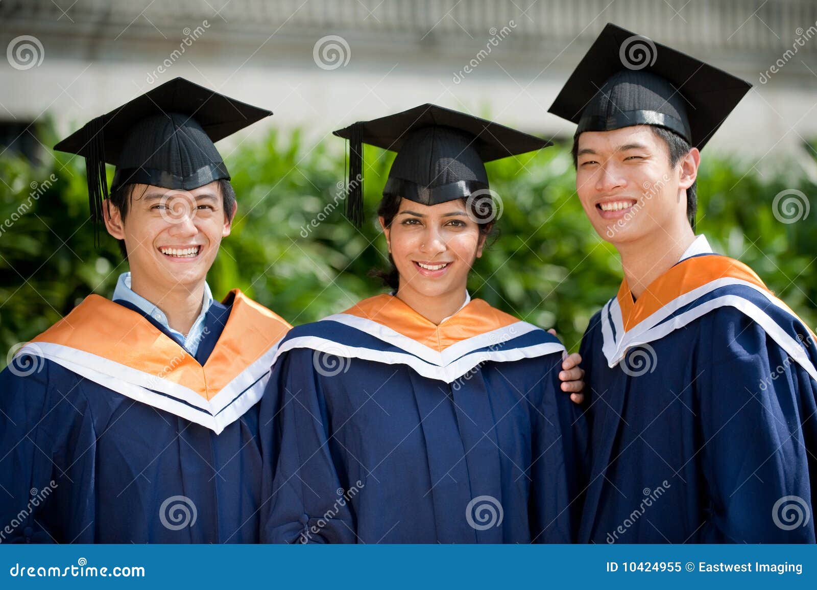 Young Graduates stock image. Image of beautiful, outside - 10424955
