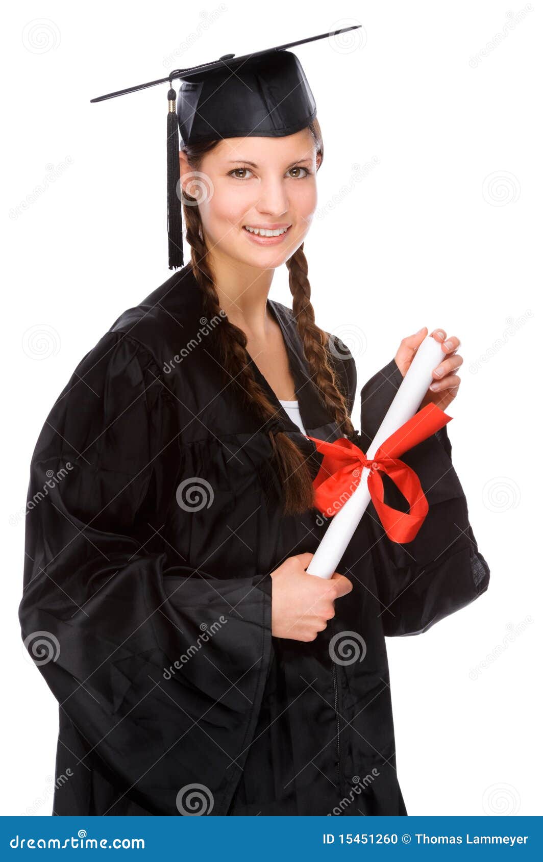 Young graduation woman stock photo. Image of graduation - 15451260