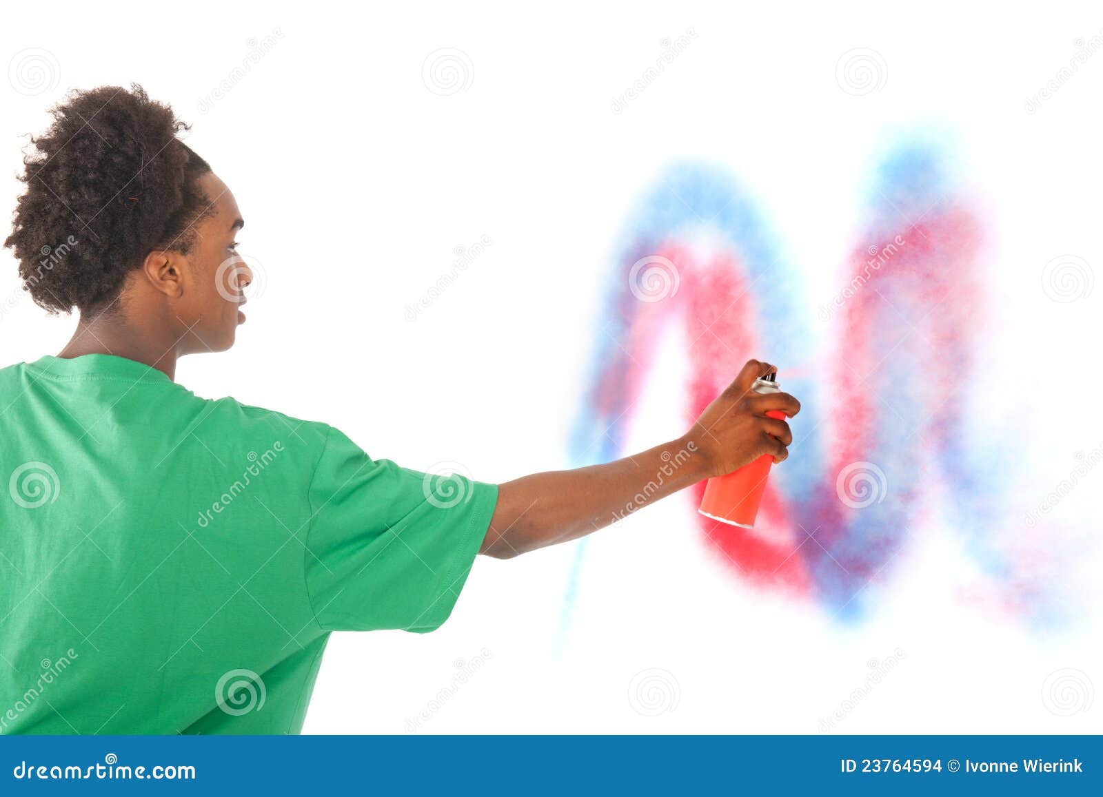 Young graffiti artist stock photo. Image of black, african - 23764594