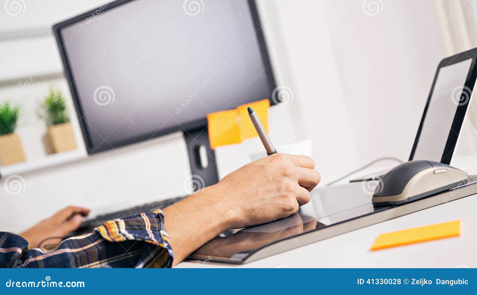 Young graphic designer stock photo. Image of artist, software - 41330028