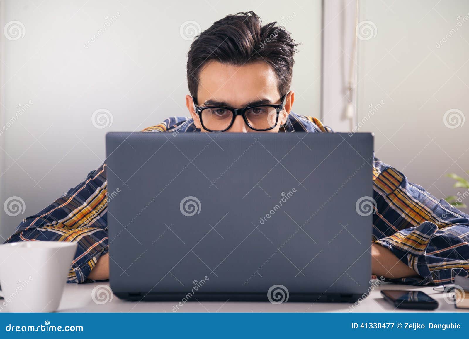 Young graphic designer stock image. Image of tablet, software - 41330477