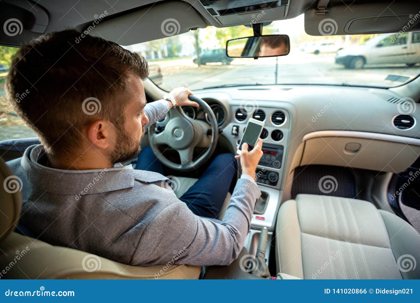 Young Guy Being Unaware of Potential Threat he is Creating Stock Photo ...