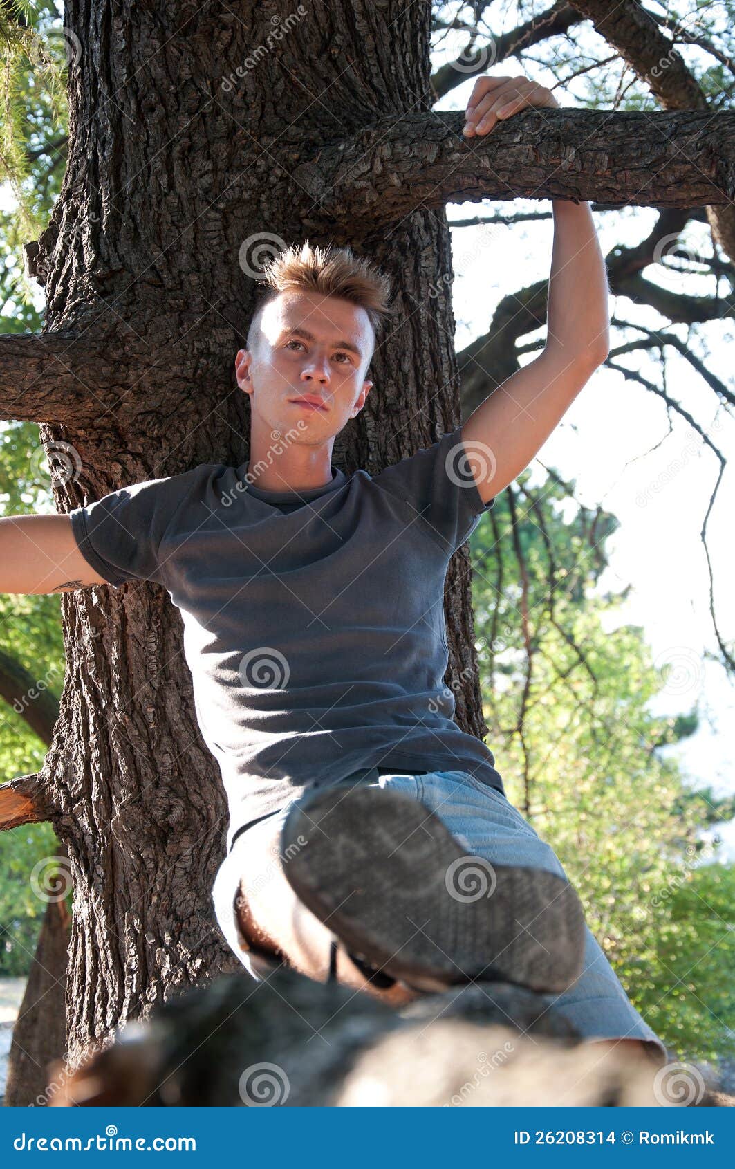 Young guy dreams stock photo. Image of dream, holidays - 26208314