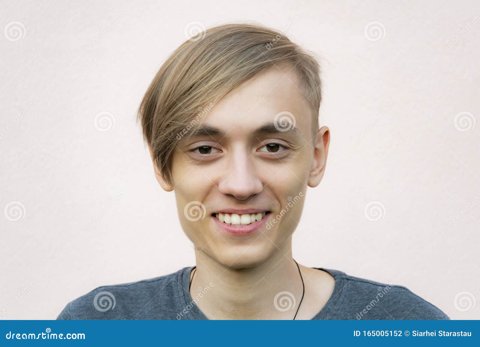 Young Guy Expresses His Emotions Stock Photo - Image of attractive ...