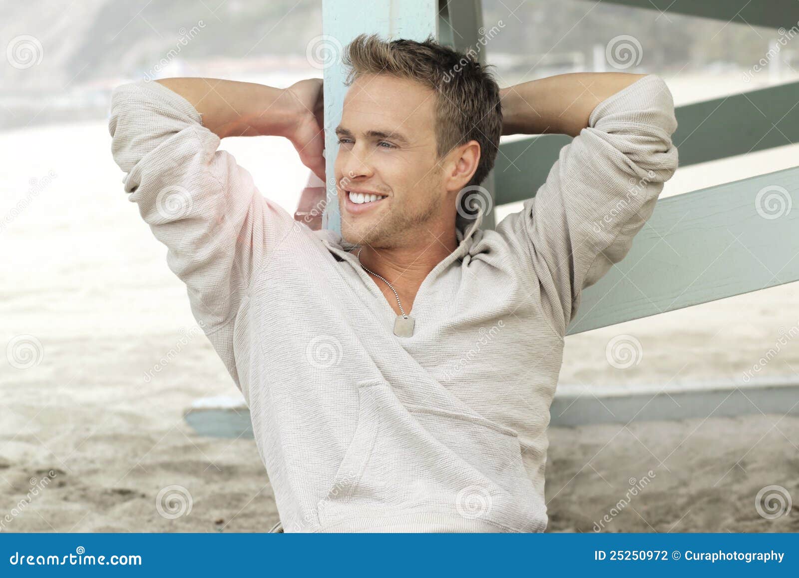 Young guy smile stock photo. Image of people, hair, outdoors - 25250972