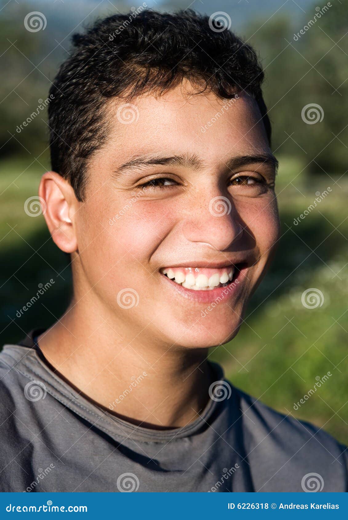 Young guy smiling stock photo. Image of teeth, outdoors - 6226318