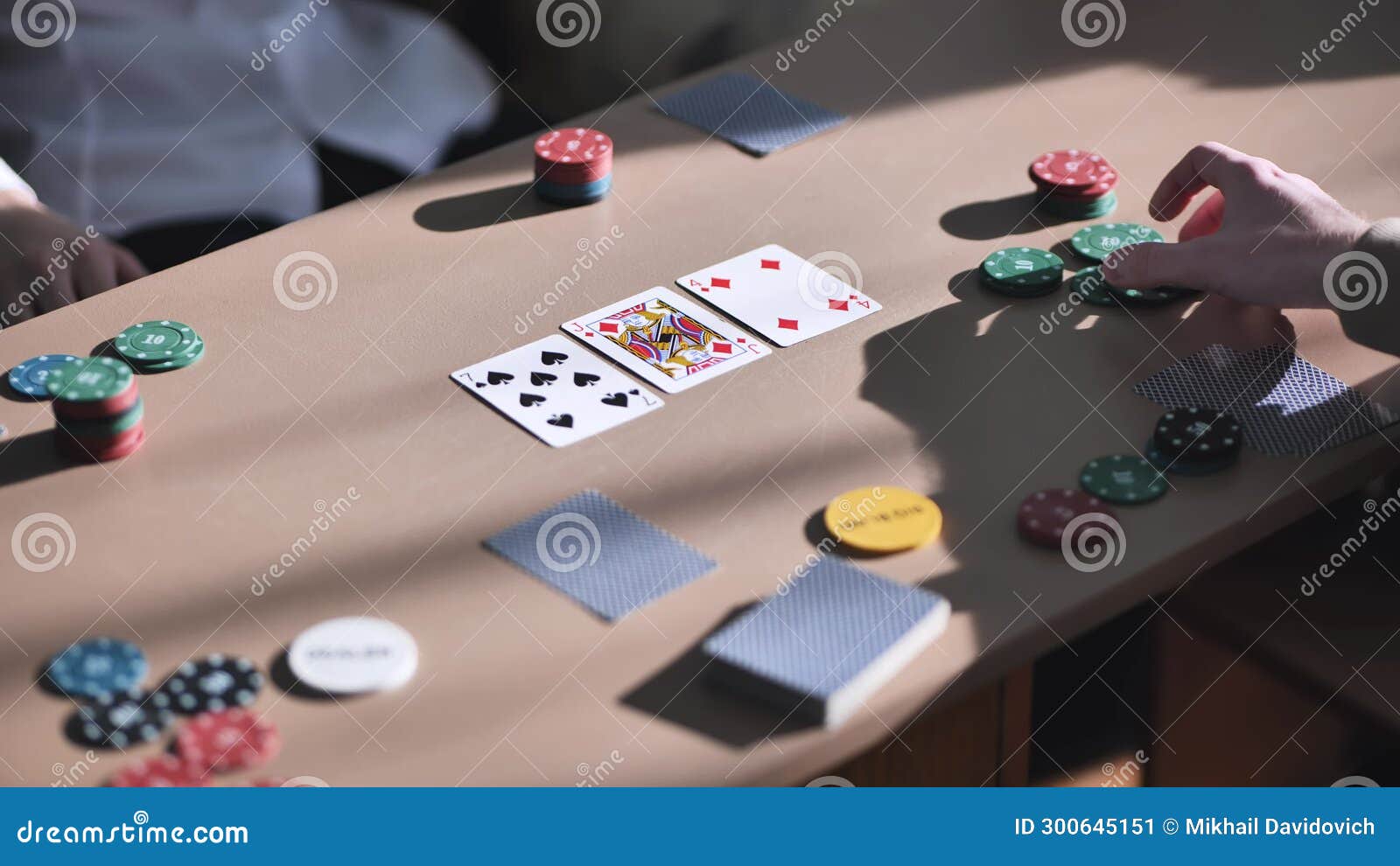Young Guys Playing Poker at a Table. Stock Video - Video of card ...
