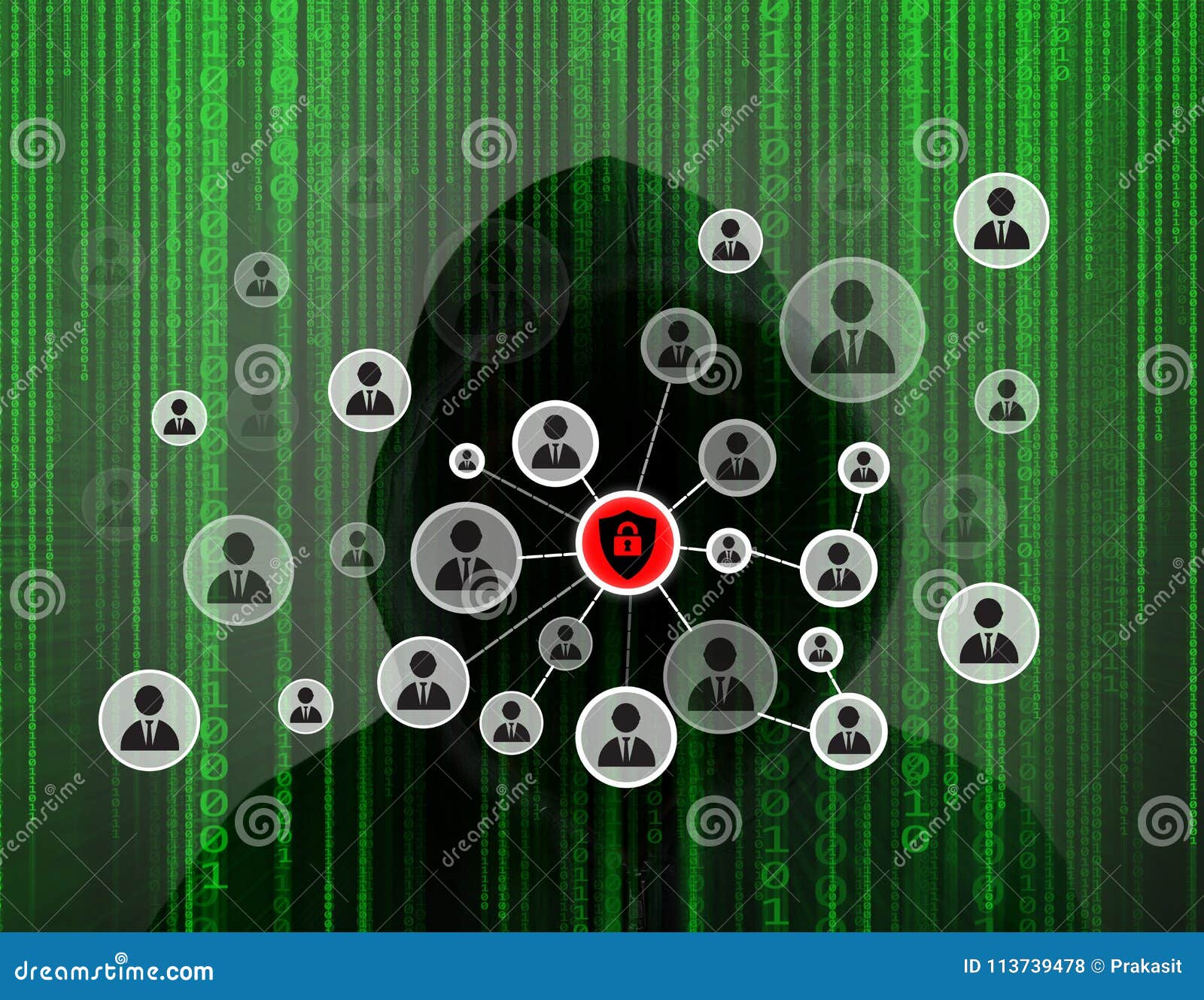 Young Hacker Working Solving Online Password Codes Conce Stock Photo ...