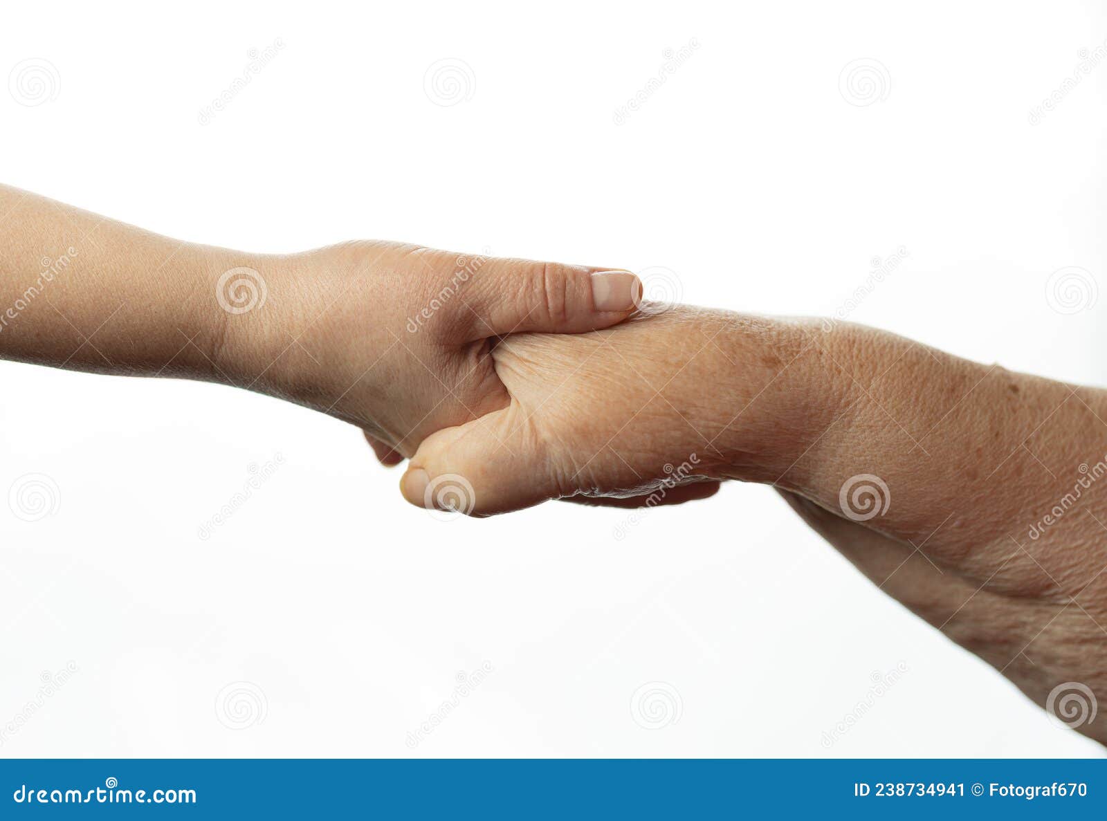 Hands Handshake on the White Background. Stock Image - Image of embrace ...