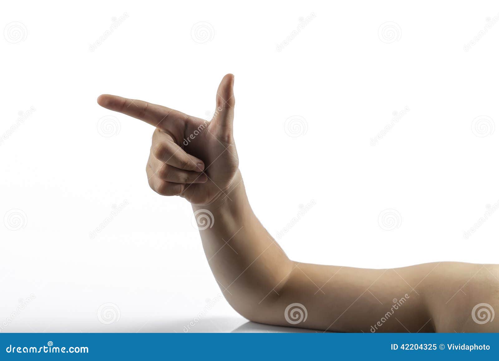 Young hands makes gun sign stock image. Image of middlefinger - 42204325