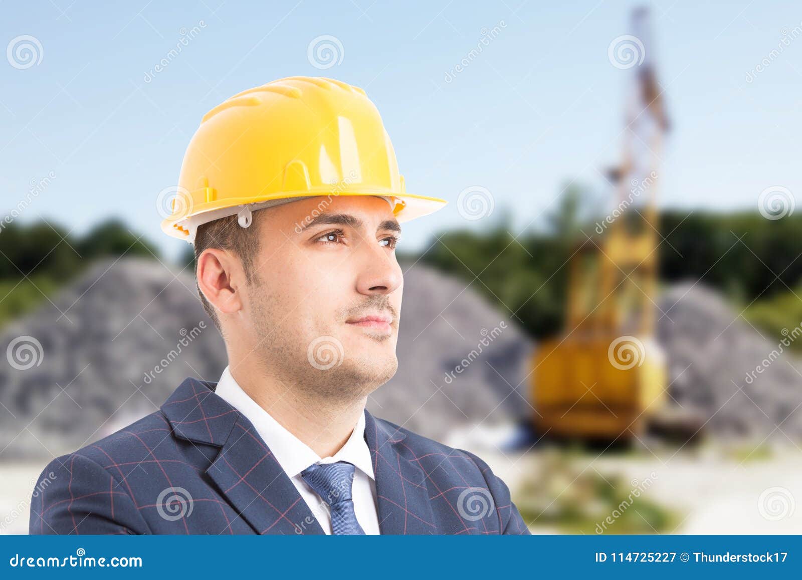 Young Handsome Architect On Construction Site Stock Image - Image of ... Young Handsome Architect On Construction Site Stock Image - Image of ...