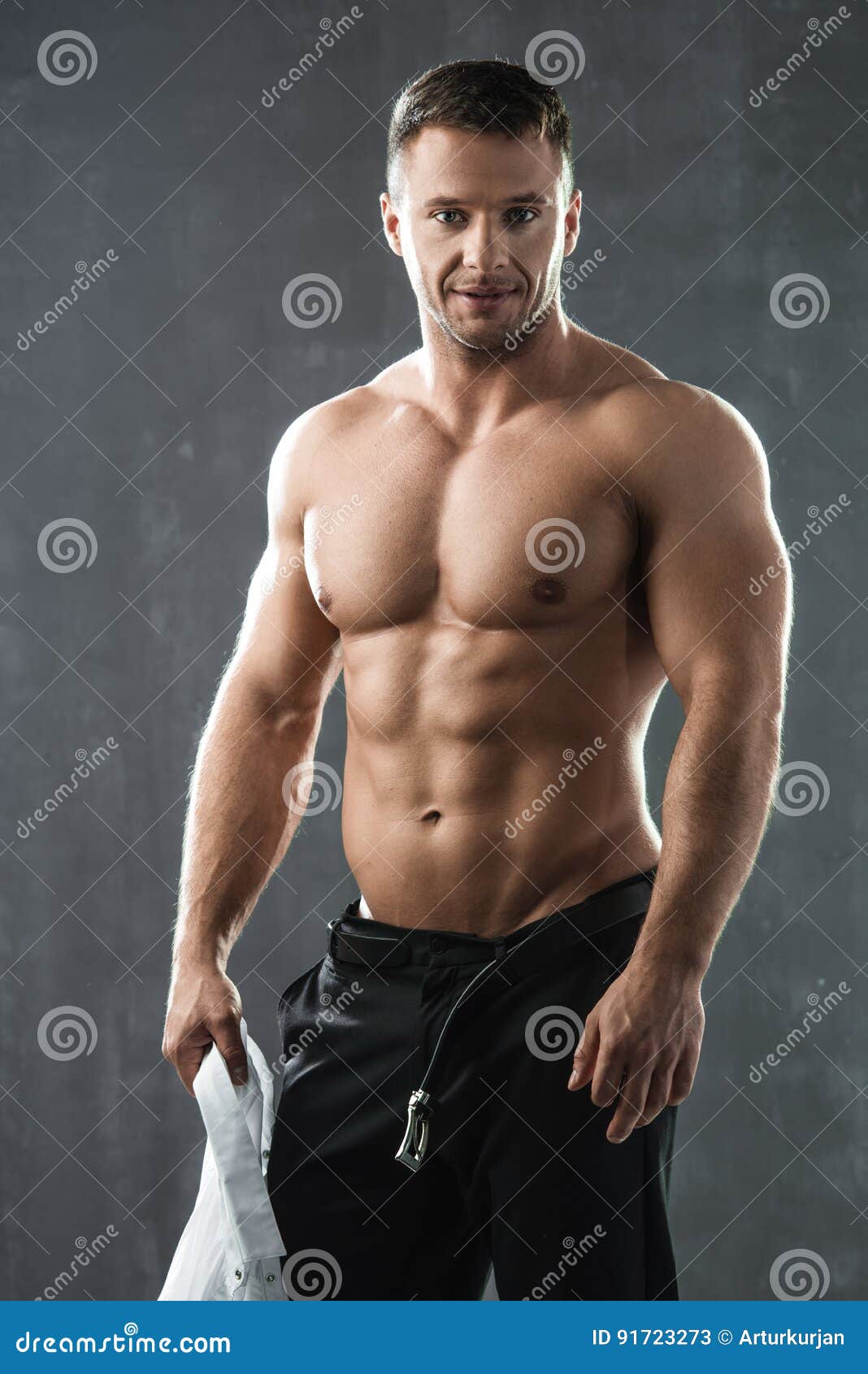 Young handsome athlete stock image. Image of rain, exercise - 91723273