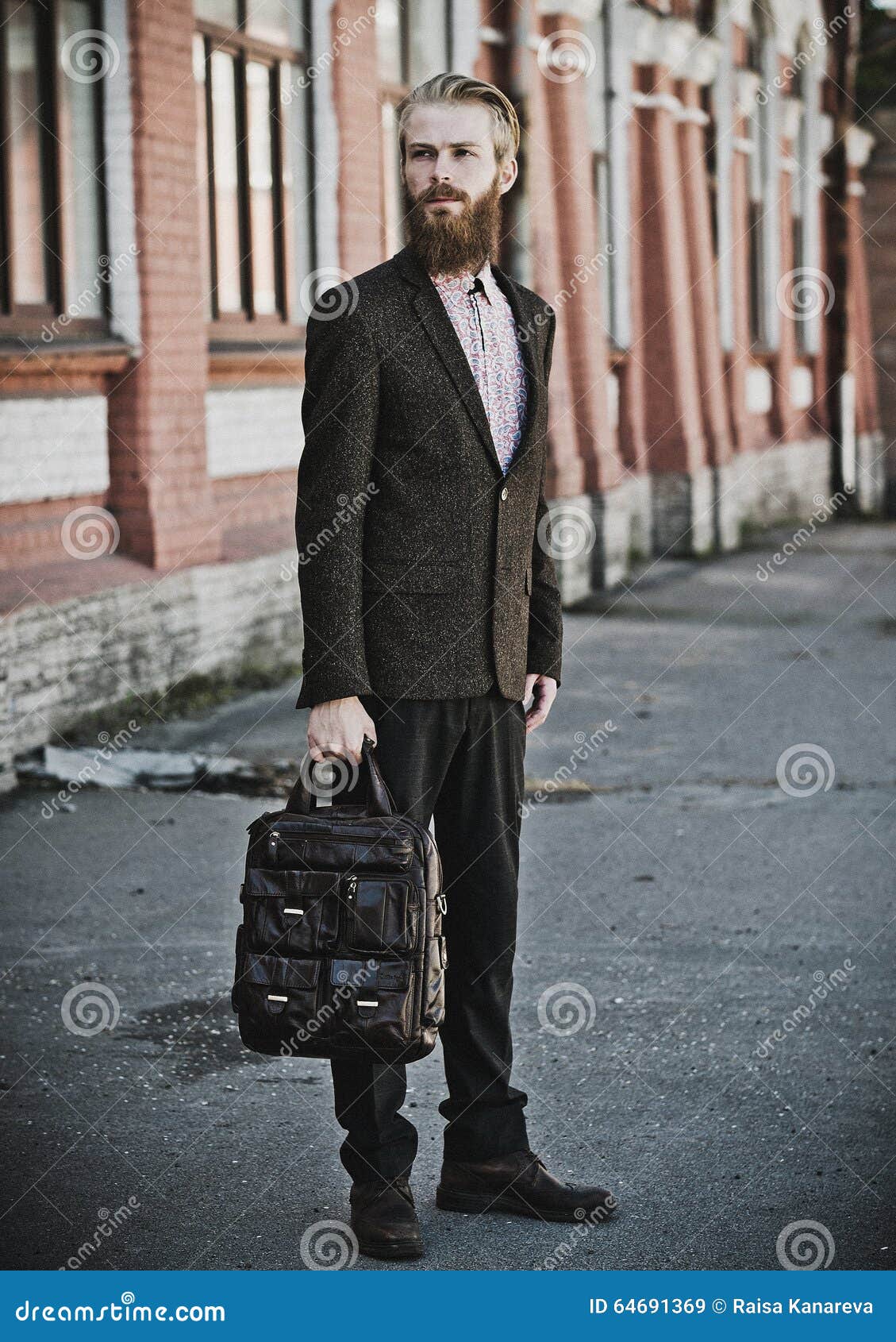 Young Handsome Attractive Bearded Model Man Stock Image - Image of ...