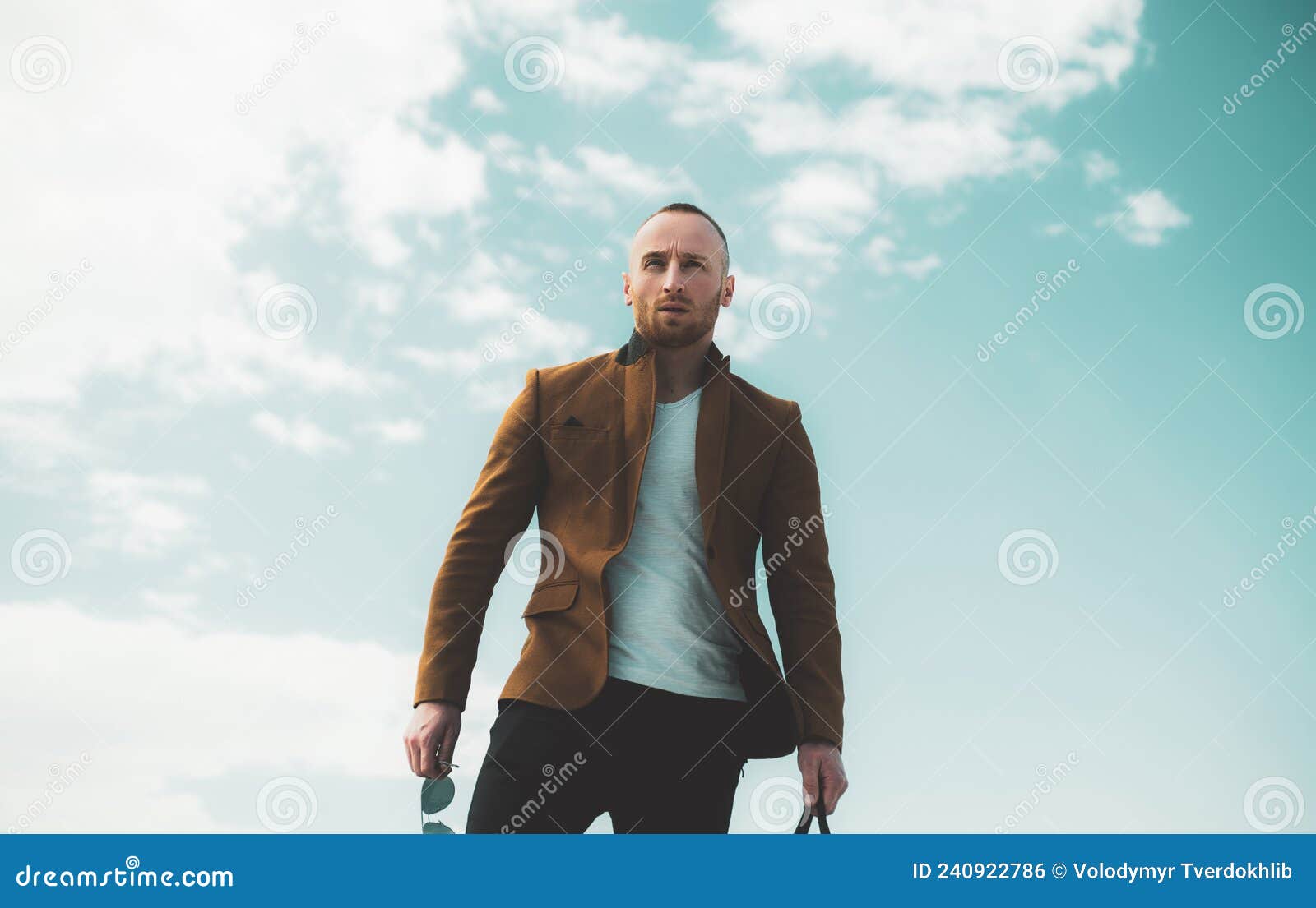 Young Handsome Attractive Model Man in Urban Style. Stock Photo - Image ...
