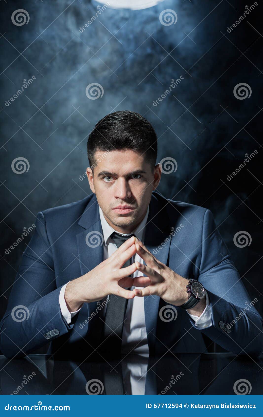 Young handsome boss stock photo. Image of agency, work - 67712594