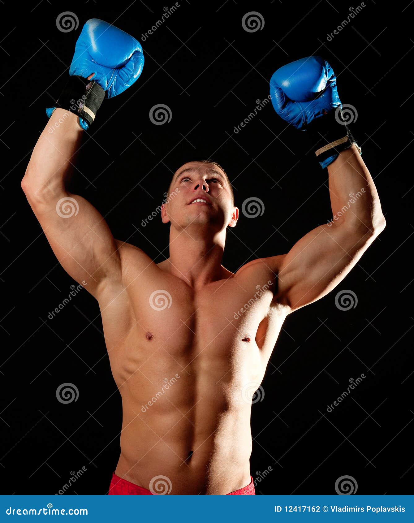 Young handsome boxer stock photo. Image of bristle, boxer - 12417162