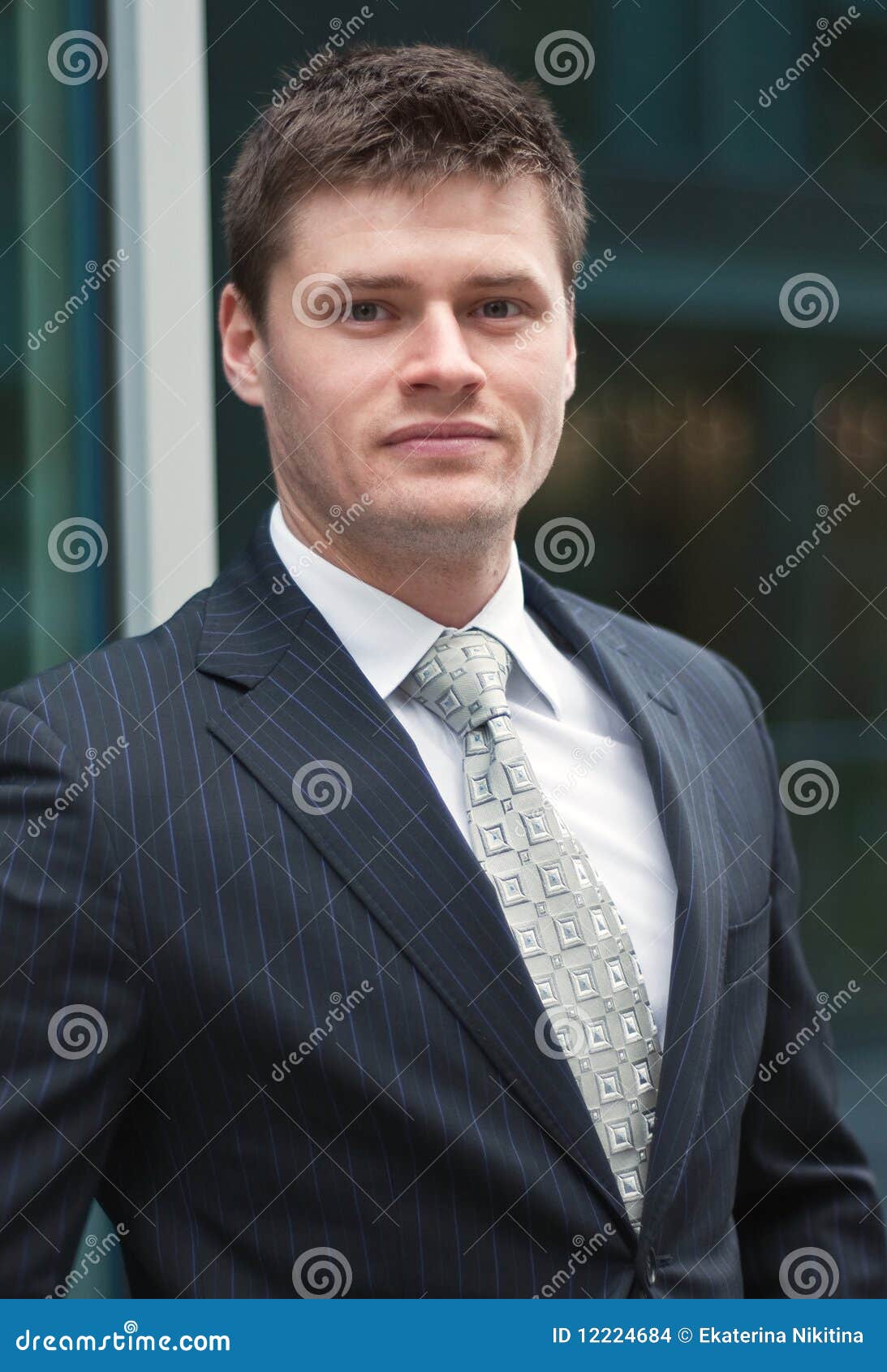 Young handsome businessman stock photo. Image of confident - 12224684