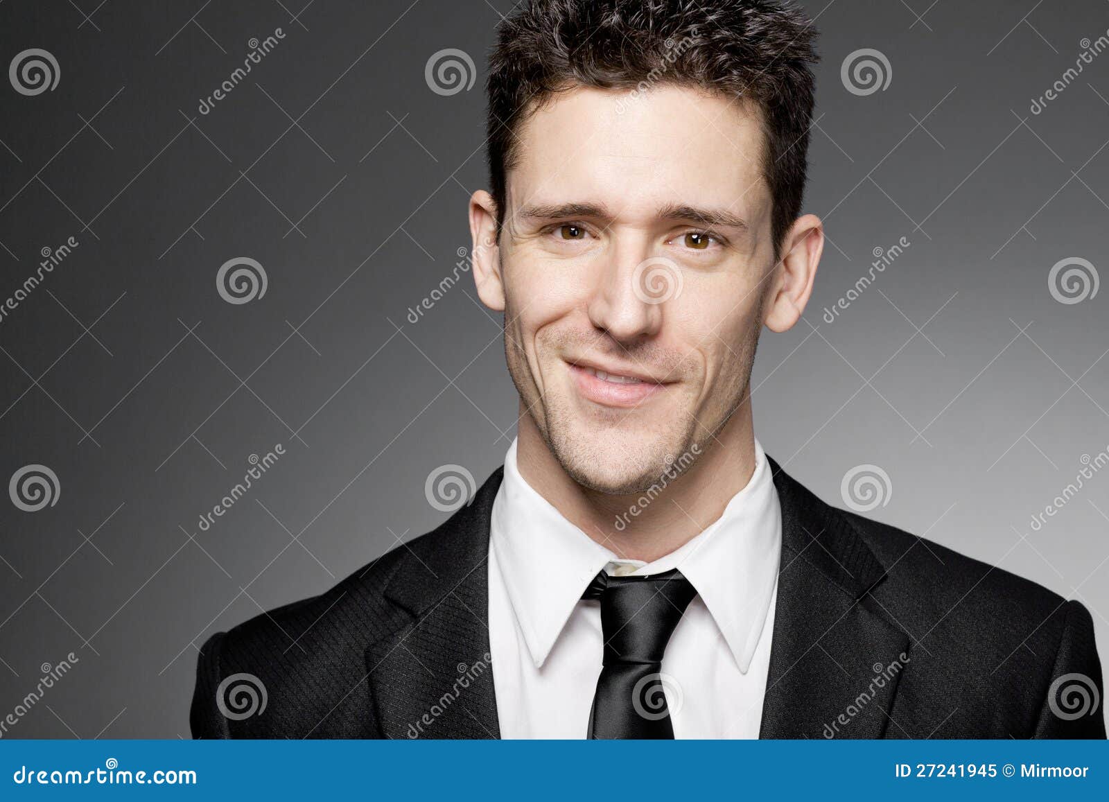Young Handsome Businessman. Stock Image - Image of office, corporate ...