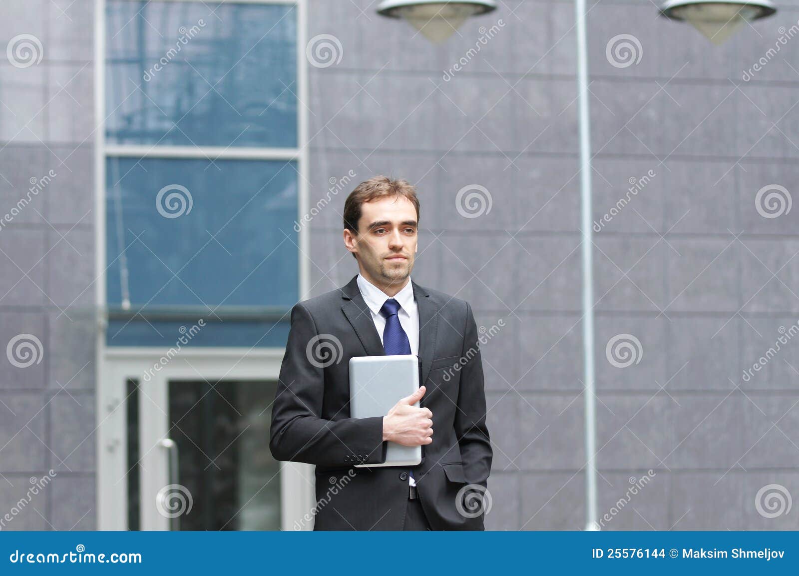 A Young and Handsome Businessman in Formal Clothes Stock Photo - Image ...