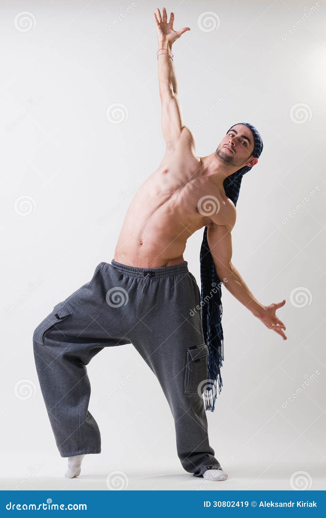 Young Handsome Dancer in Motion Stock Image - Image of caucasian ...