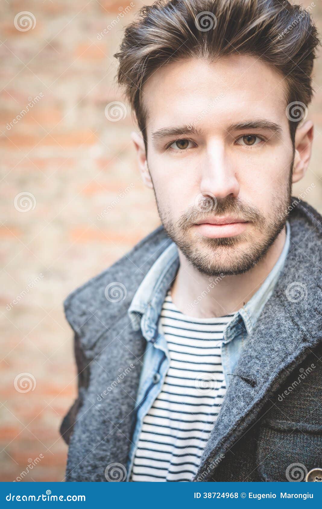 Young Handsome Fashion Model Man Stock Photo - Image of male, handsome ...