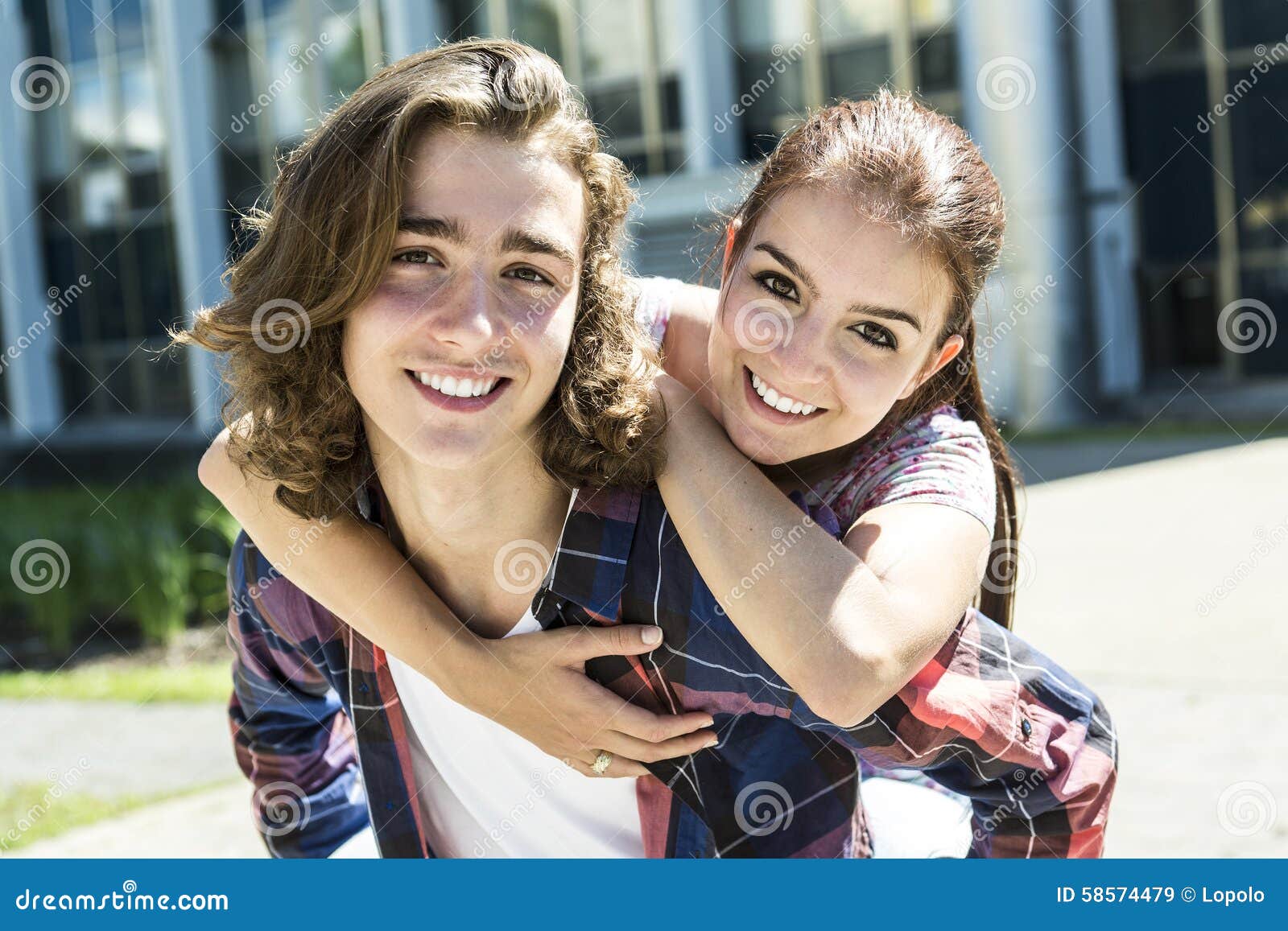 Young Handsome Friend Student at the College Stock Image - Image of ...