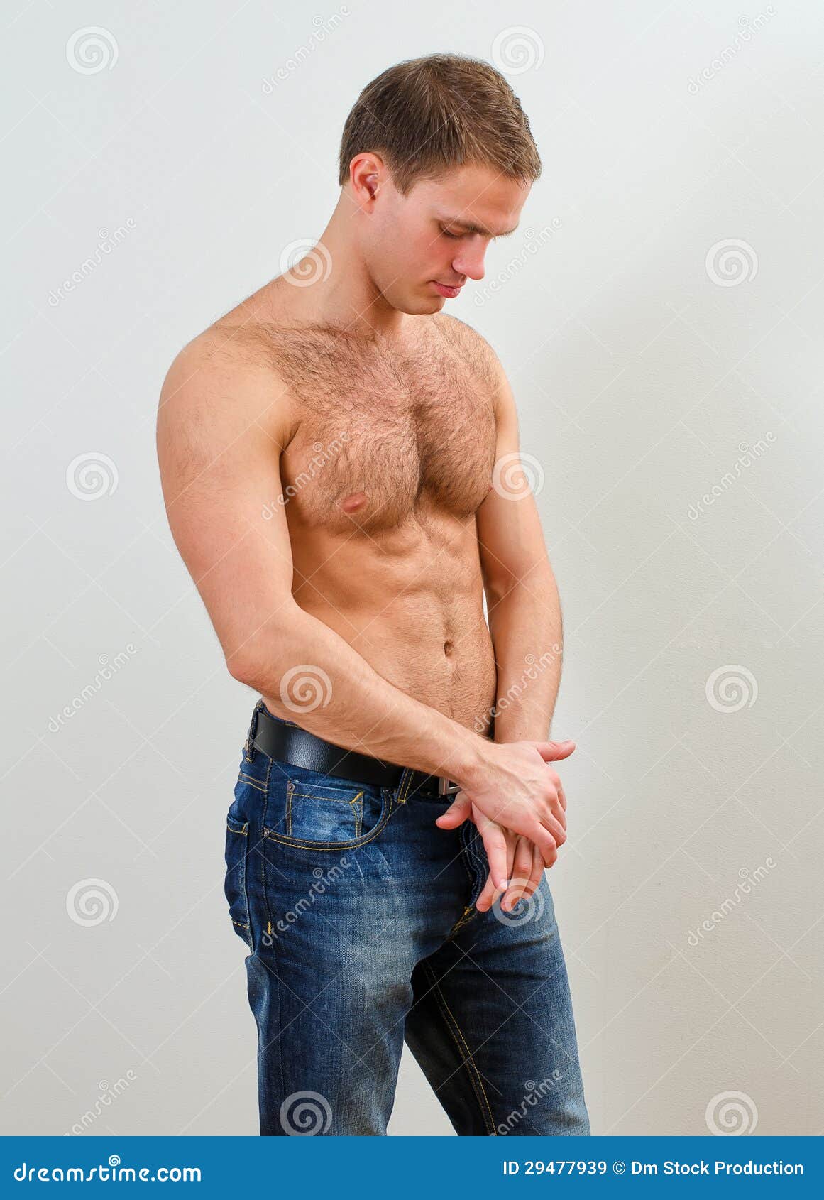 Young Handsome Guy in Jeans Stock Image - Image of muscular, nude: 29477939 Young Handsome Guy in Jeans Stock Image - Image of muscular, nude: 29477939