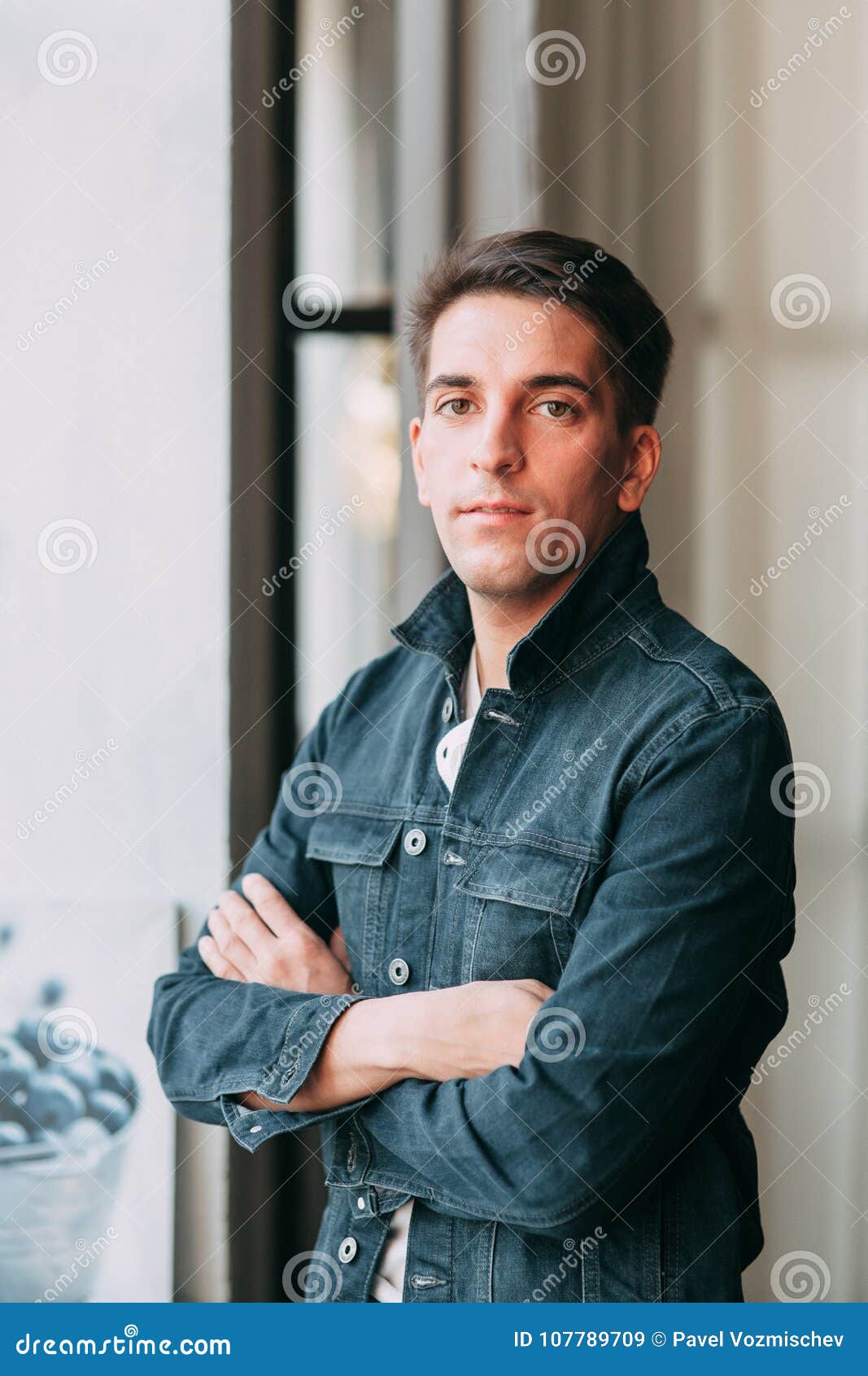 Young Handsome Guy in the Studio Stock Image - Image of person, adult ...