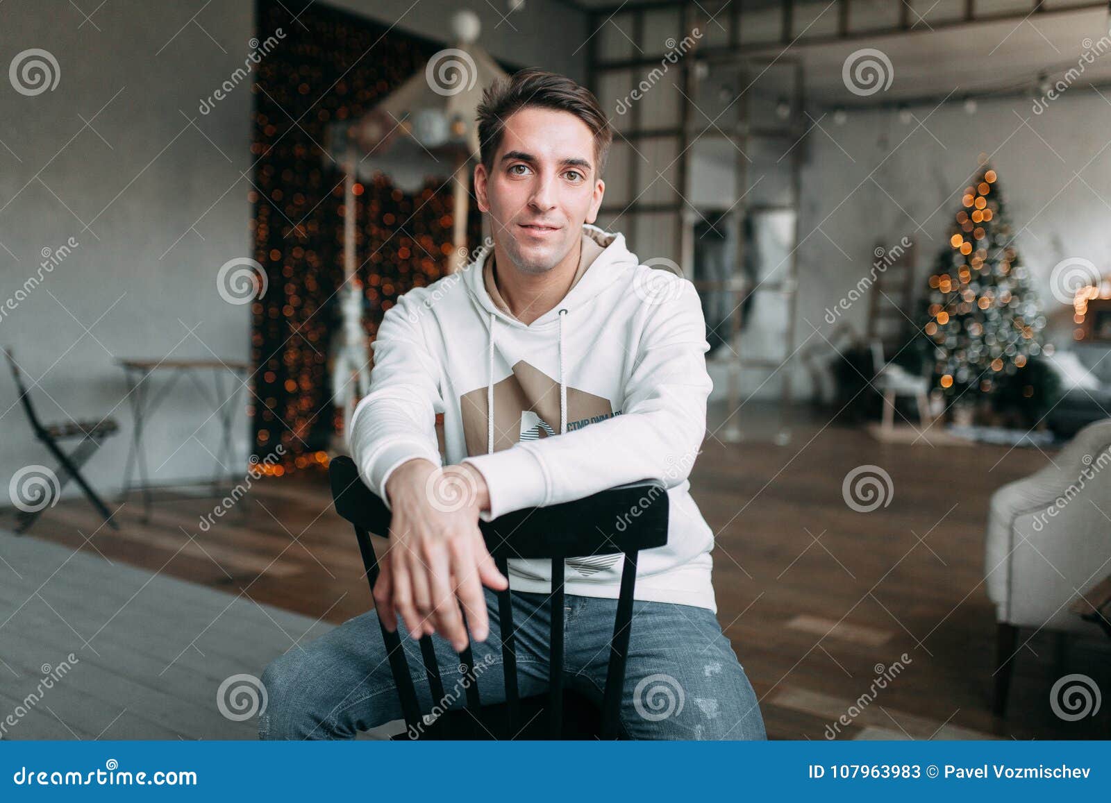 Young Handsome Guy in the Studio Stock Image - Image of cool, face ...
