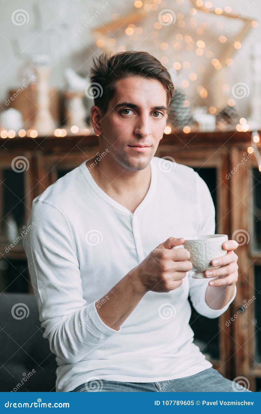 Young Handsome Guy in the Studio Stock Image - Image of care, person ...
