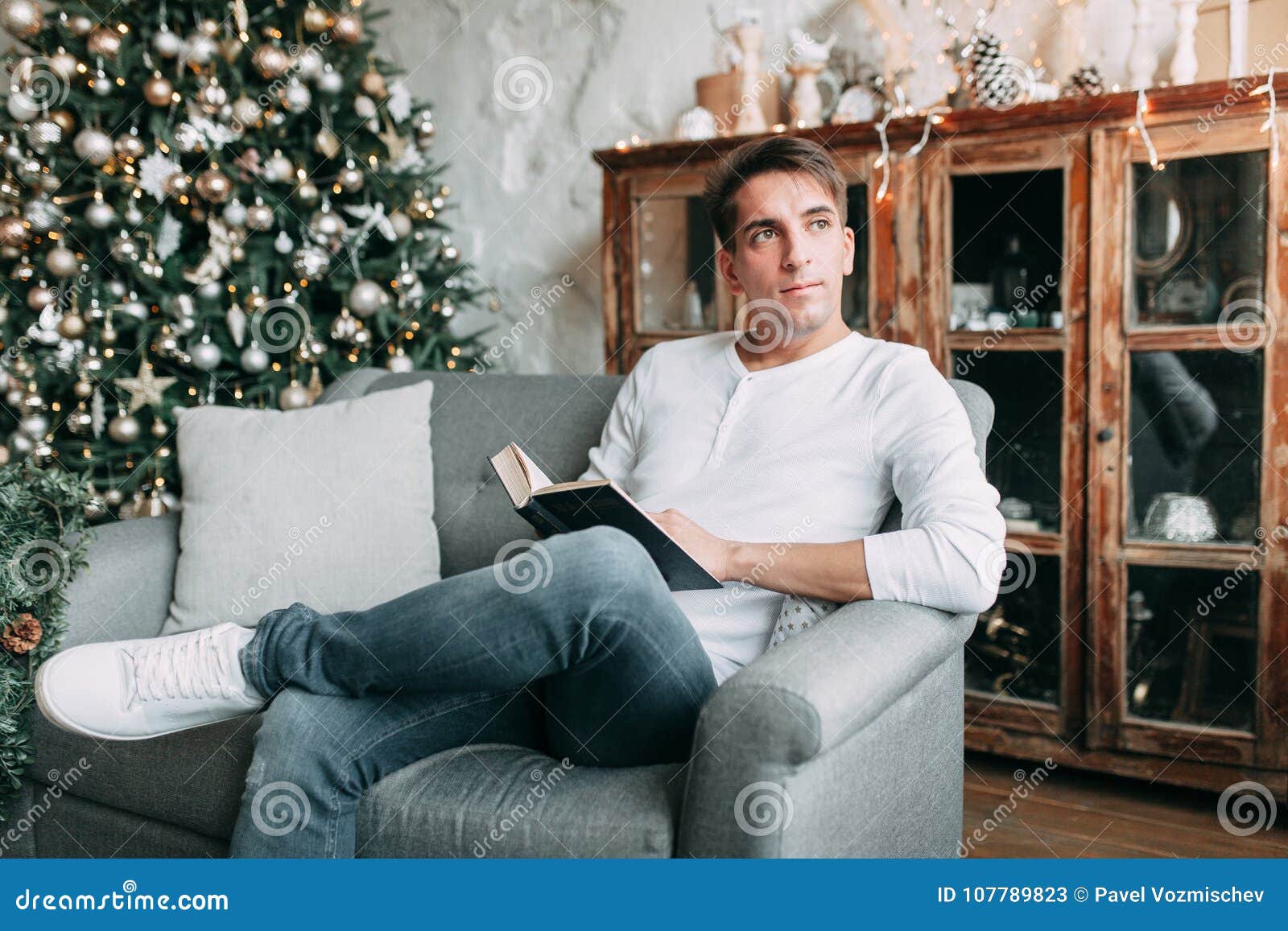 Young Handsome Guy in the Studio Stock Image - Image of caucasian ...