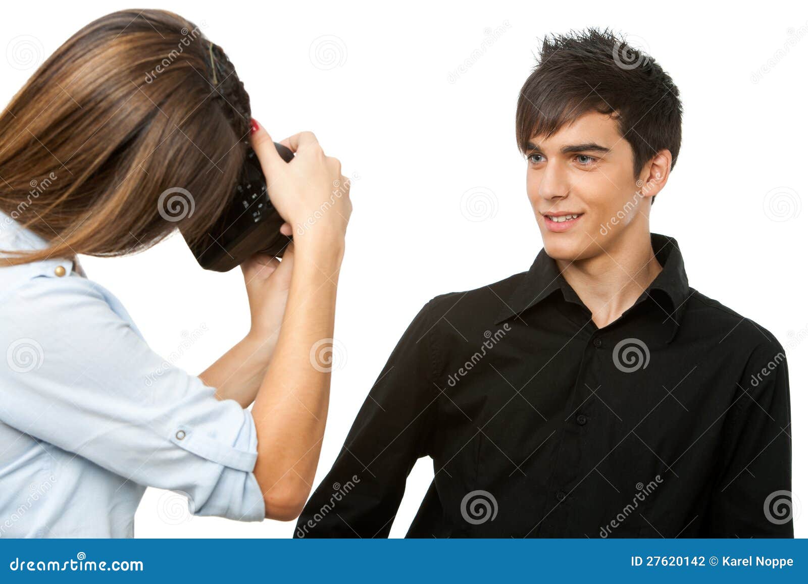 Young Handsome Male Model Posing at Camera. Stock Photo - Image of ...