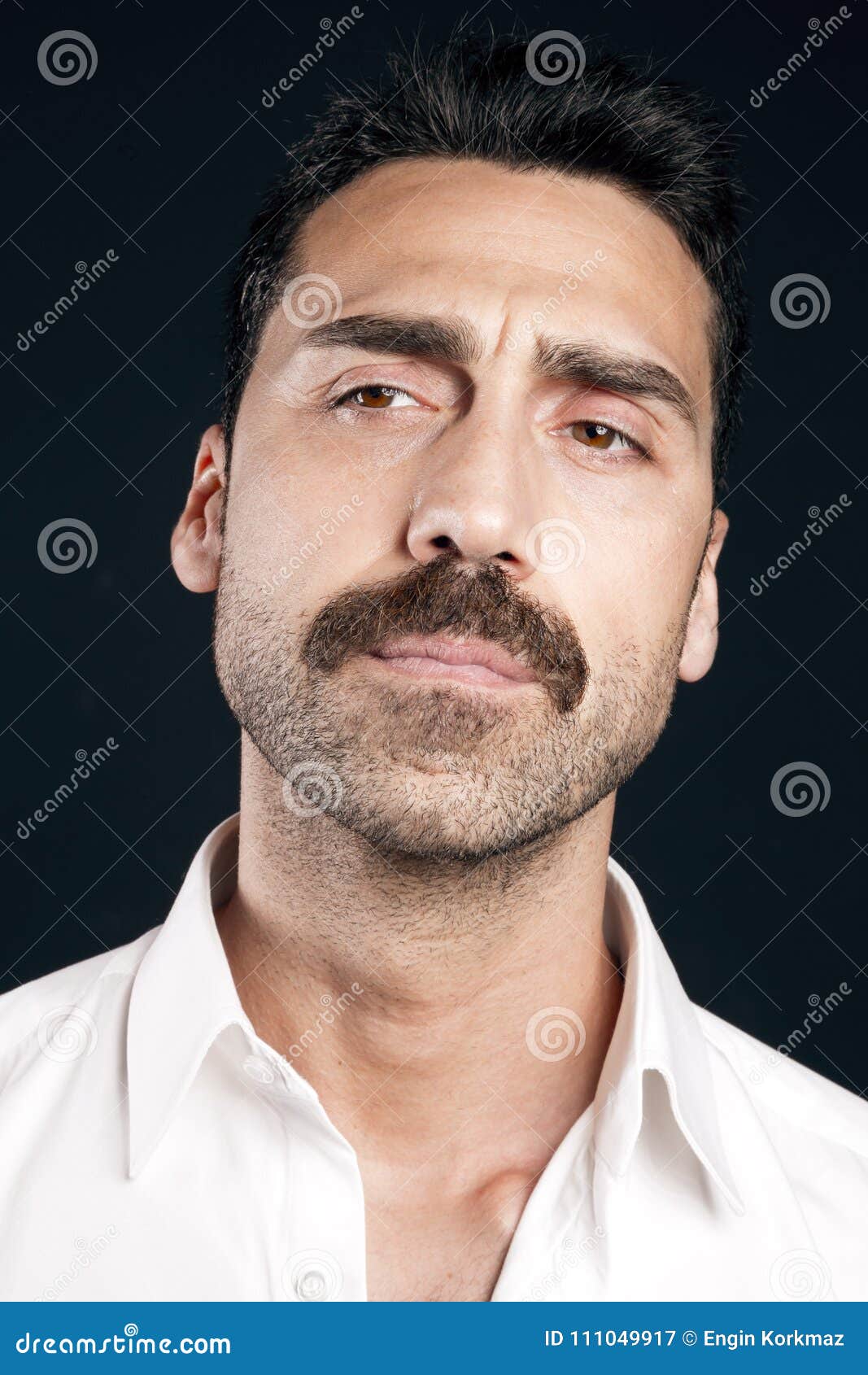 Young Handsome Man With Beard And Mustache Studio Portrait Stock Image ... Young Handsome Man With Beard And Mustache Studio Portrait Stock Image ...